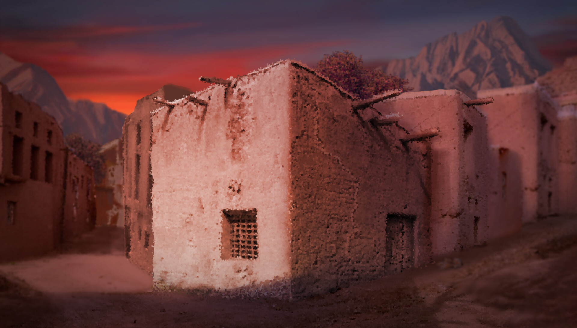 ArtStation - Molana: Molana's Home Exterior