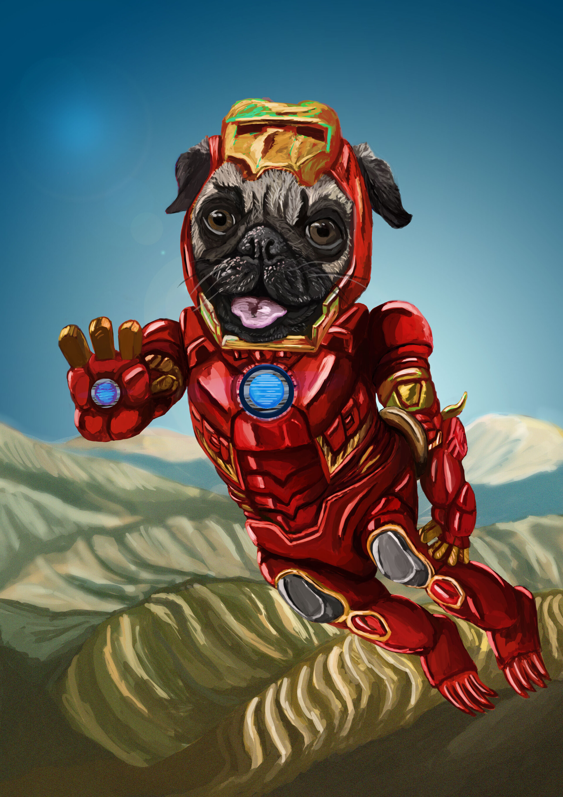 ArtStation - Iron pug