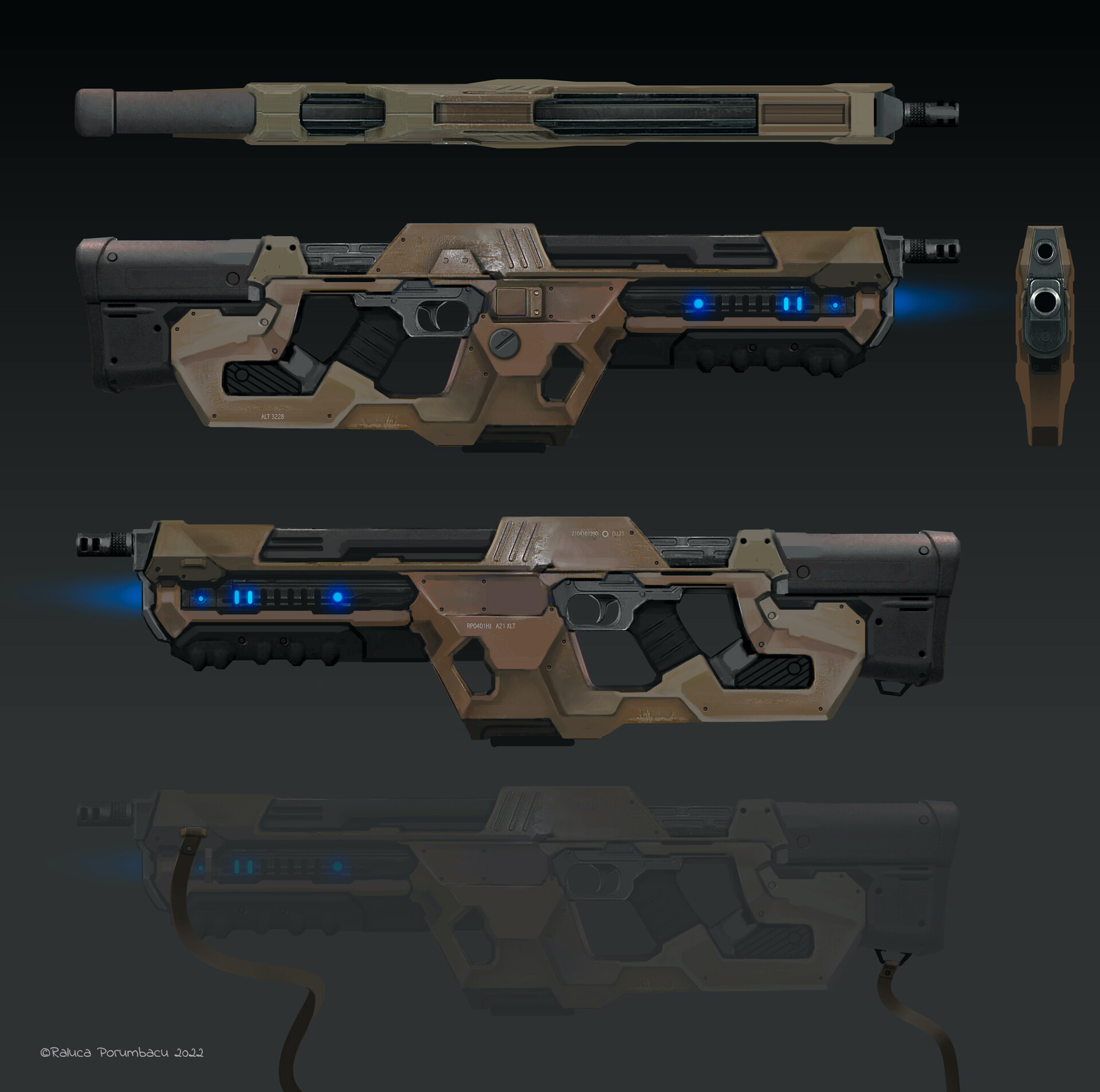 ArtStation - Zoners Weapons
