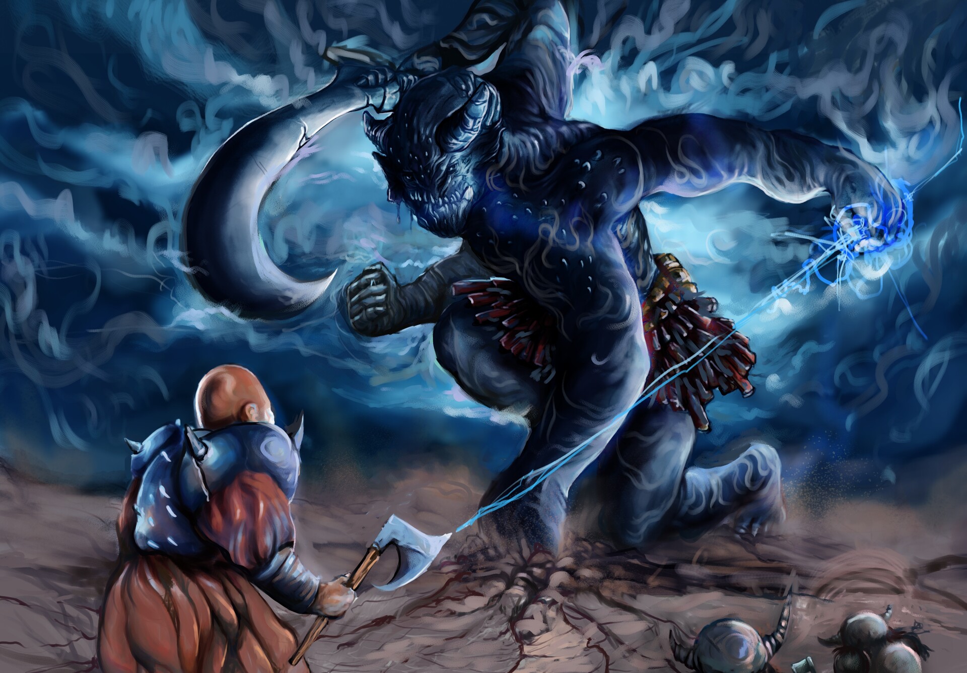 ArtStation - Oni god