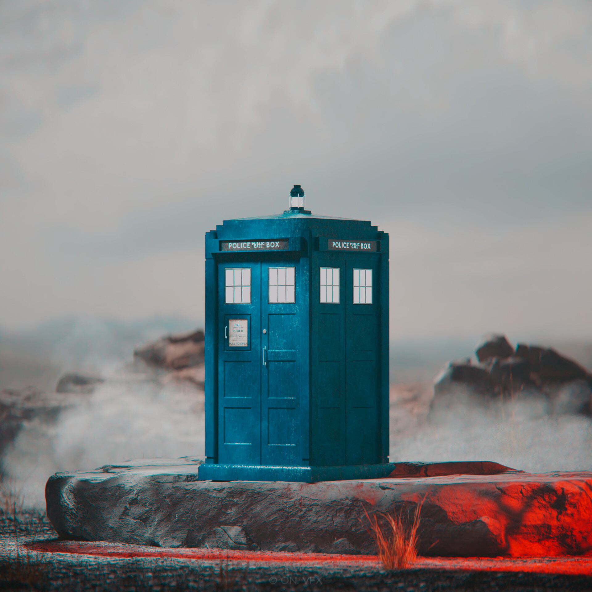 ArtStation - TARDIS - 3D render
