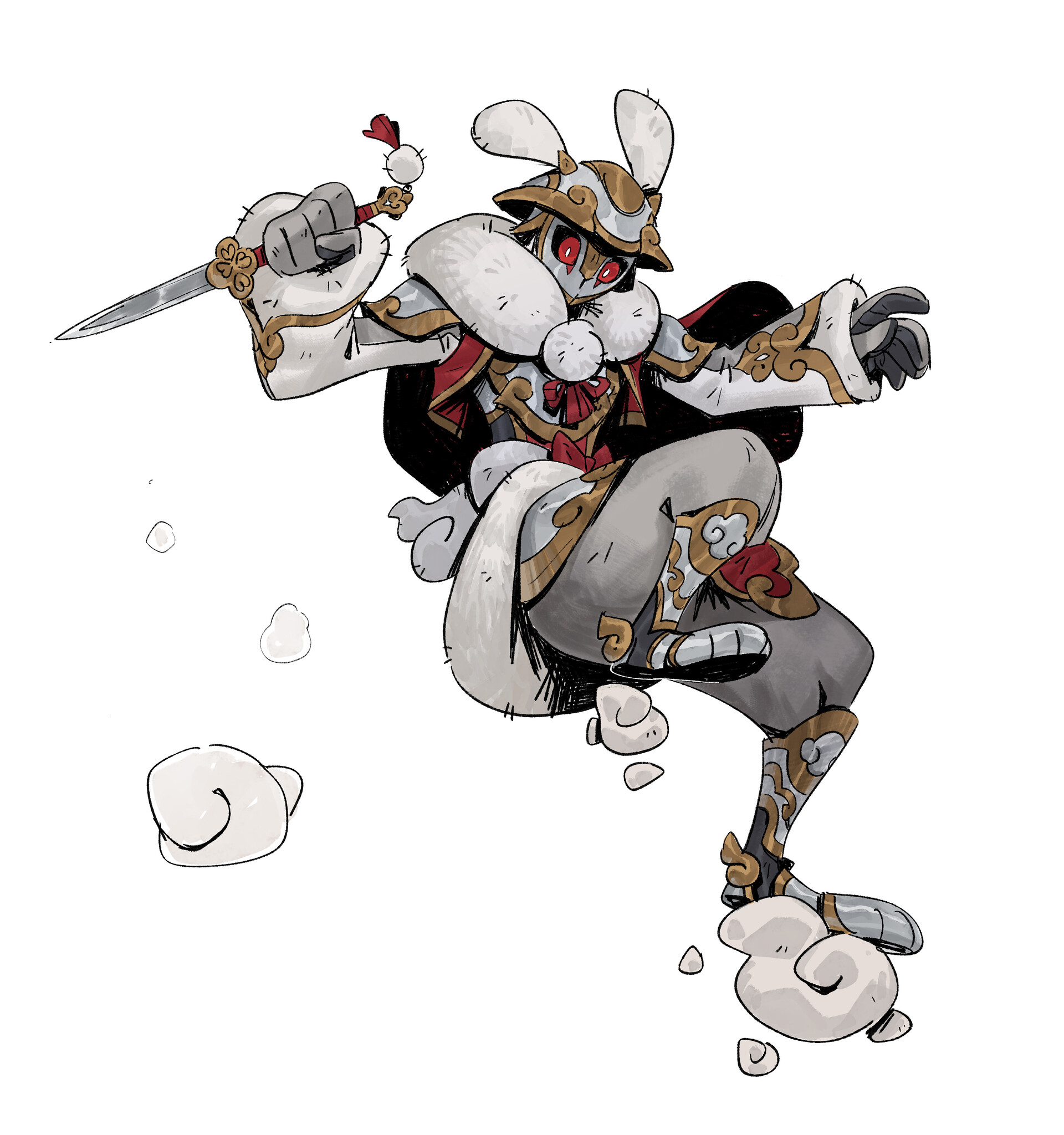 ArtStation - Cloud Jump Knight