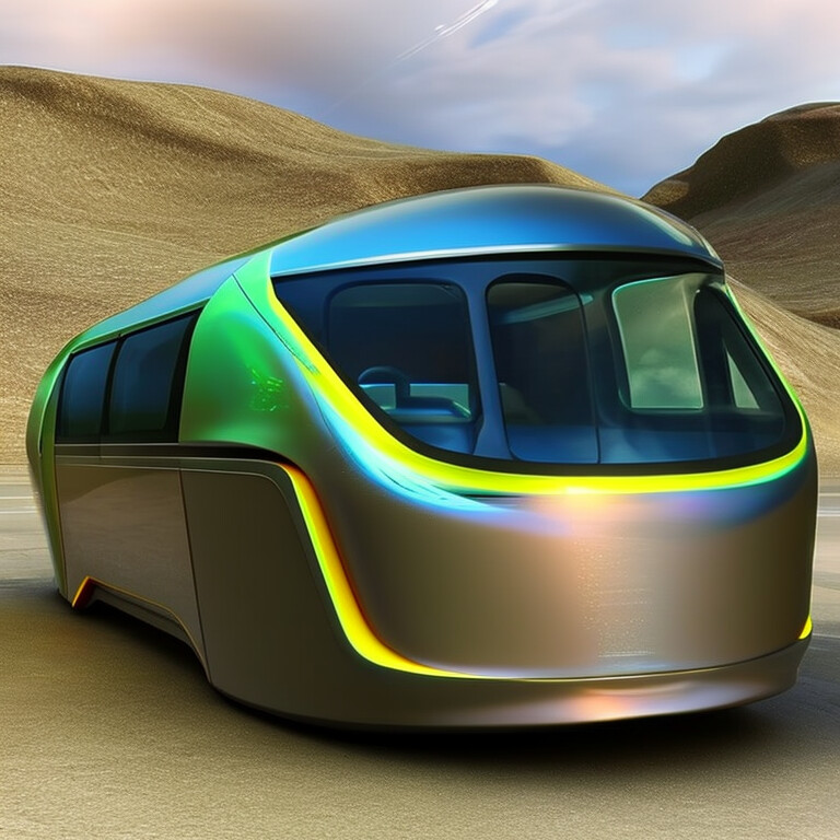 ArtStation - Futuristic microbus (New high tech)