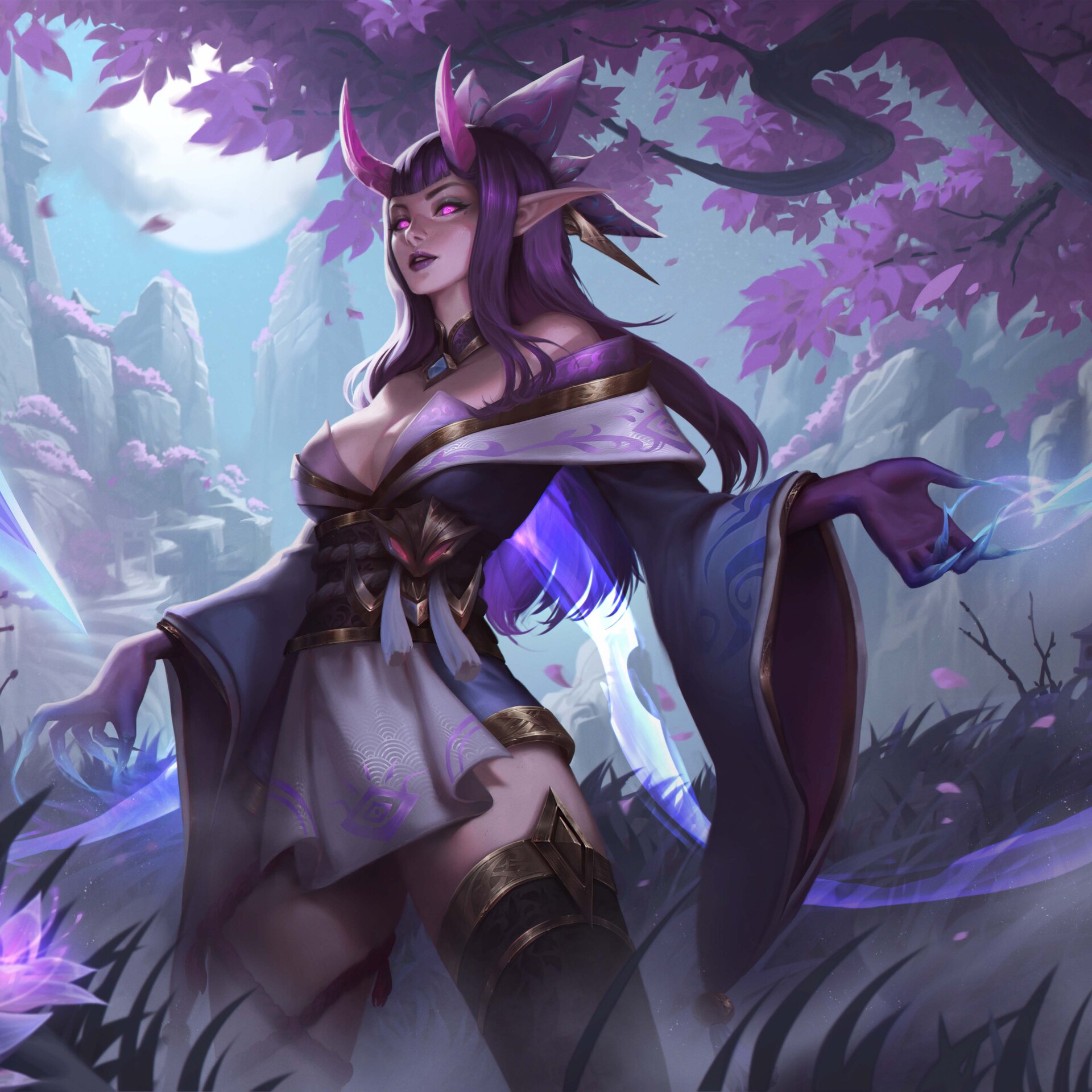 Nguyen Ky Phuc ( Reyjin ) - Spirit blossom Evelynn - League of Legends Fan Art