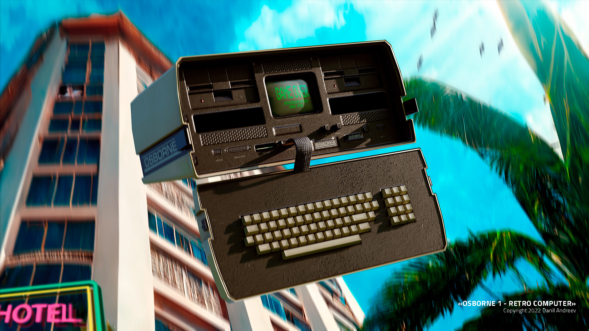 ArtStation - Osborne 1 – Retro Computer