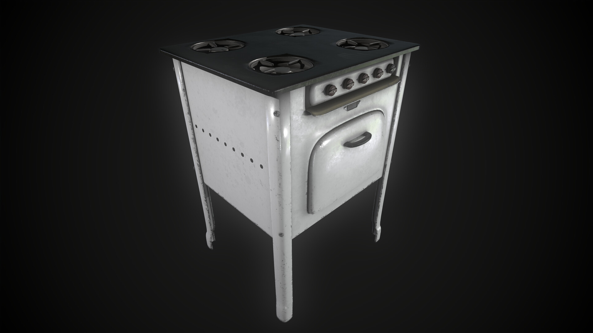 ArtStation - Soviet gas stove