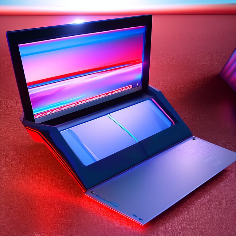 ArtStation - Futuristic laptop (futurism in style of Midjourney, future ...