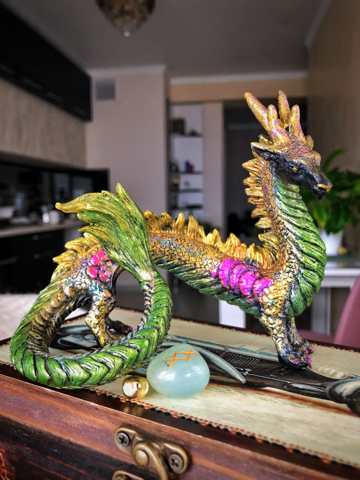 Mystical_World_of_Creatures - Dragon handmade sculpture