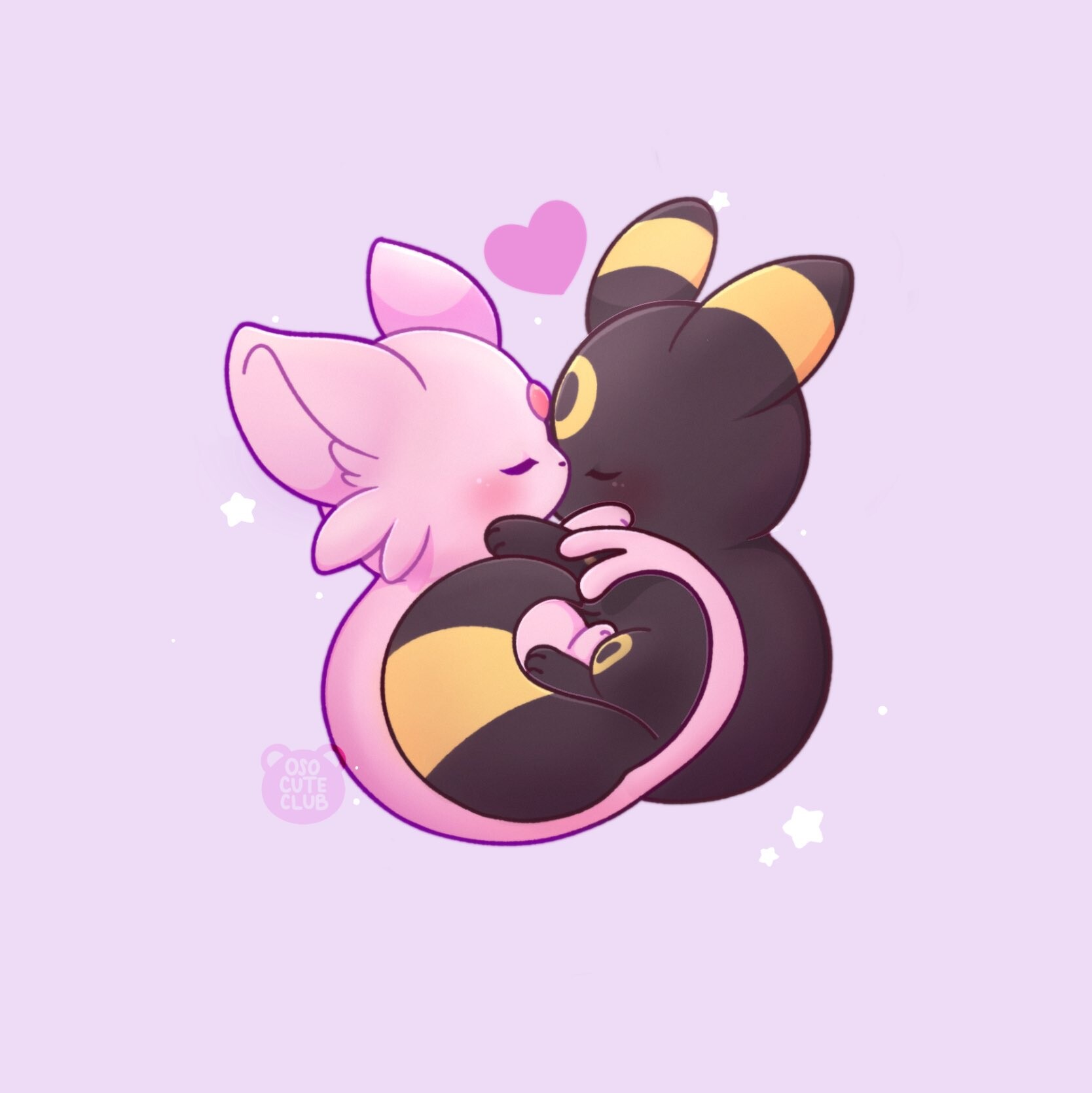 Umbreon And Espeon Chibi Umbreon And Espeon Chibi