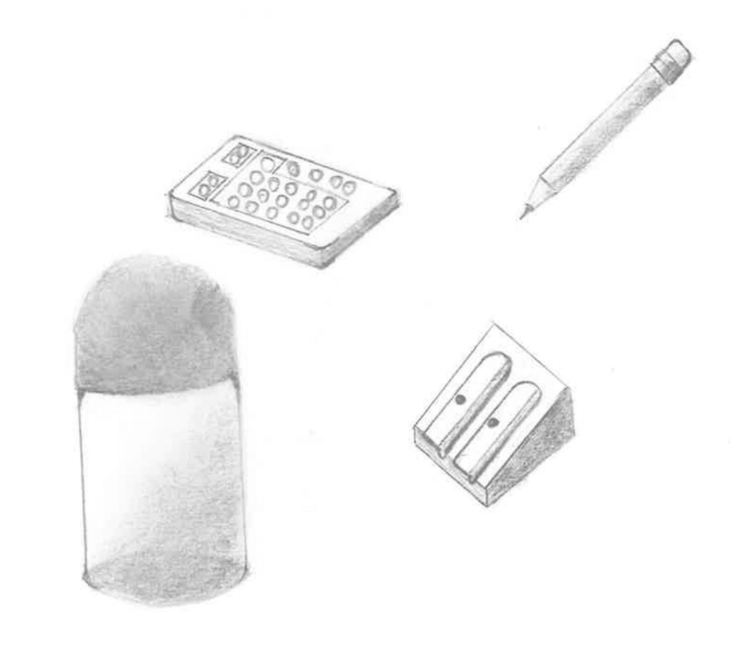 ArtStation - Learning to Shade Still life objects | pencil on paper
