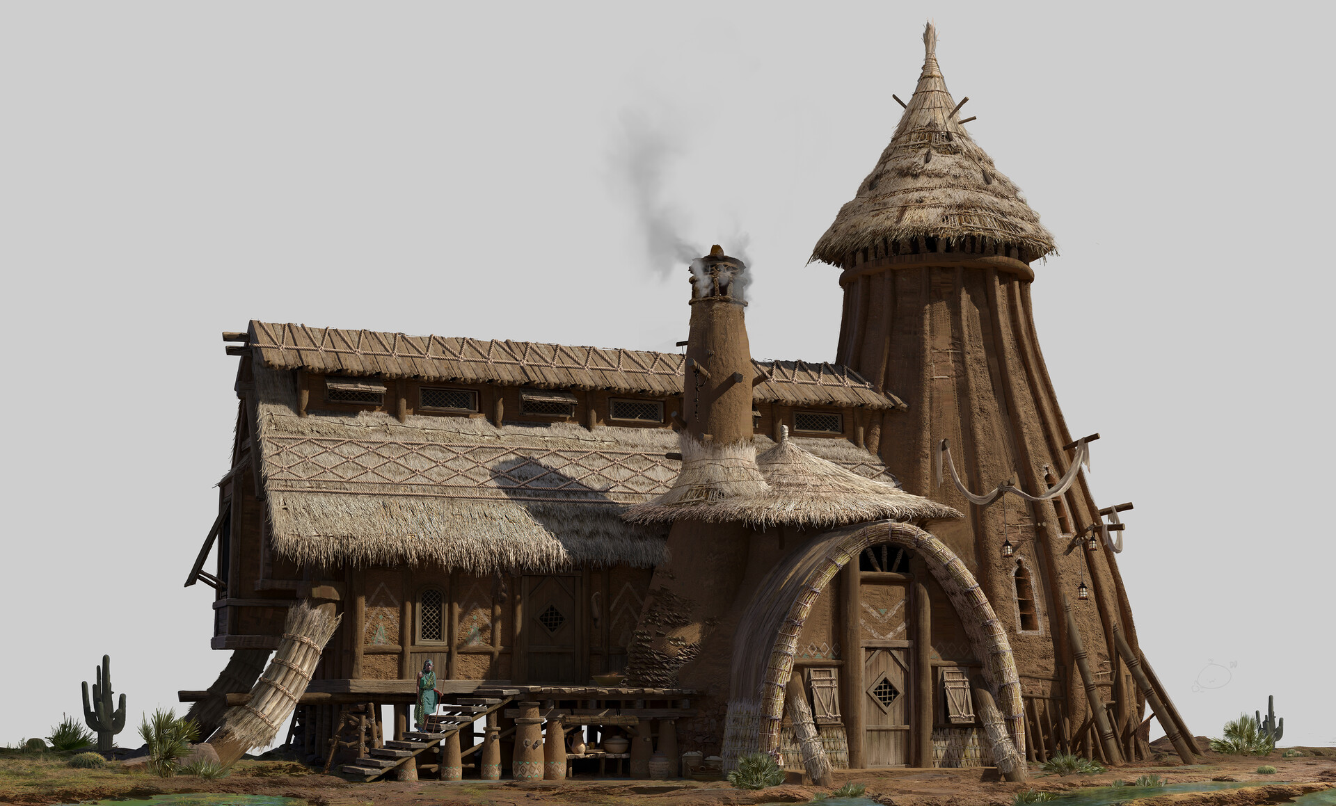 ArtStation - mud House