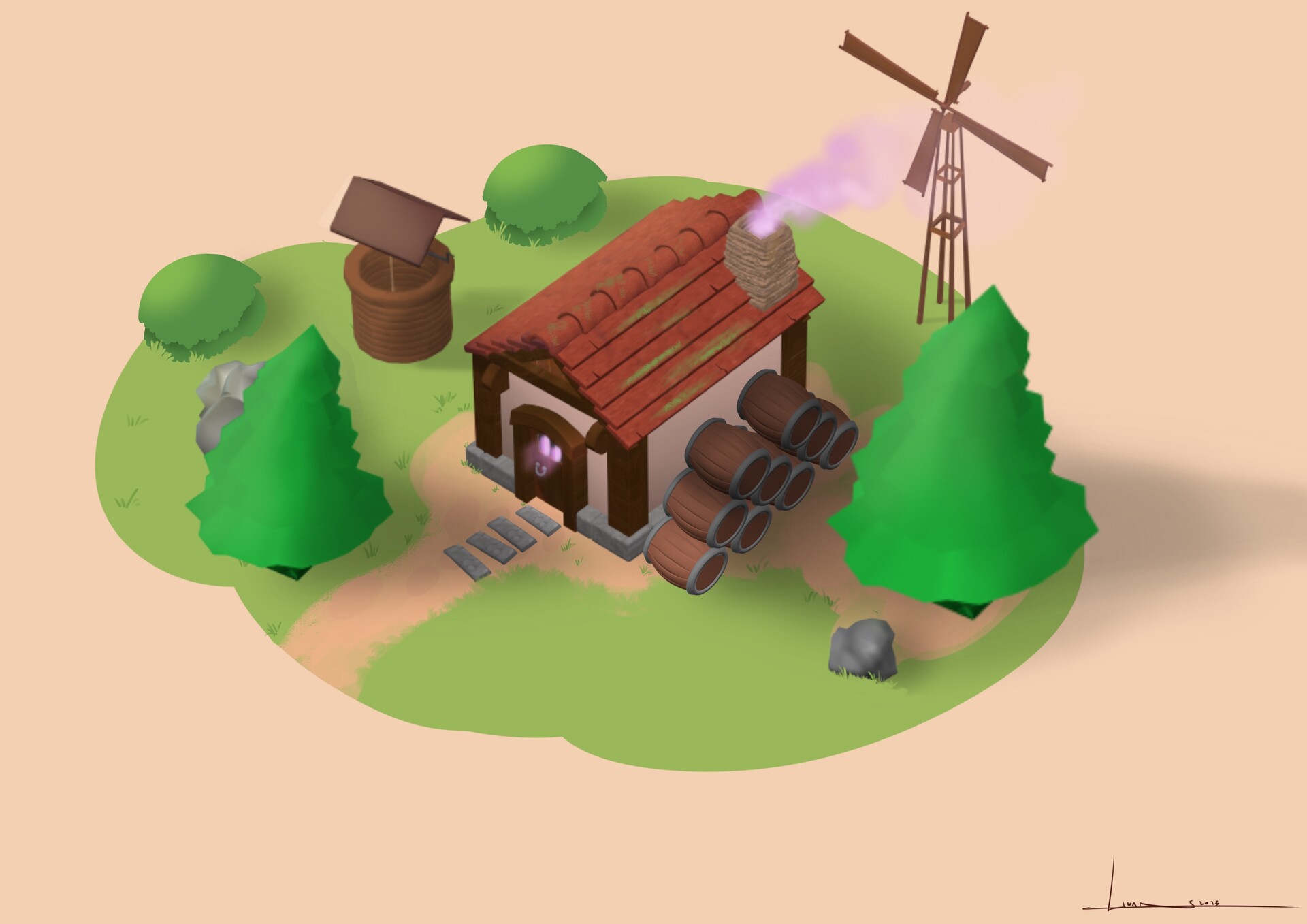 ArtStation - House for game