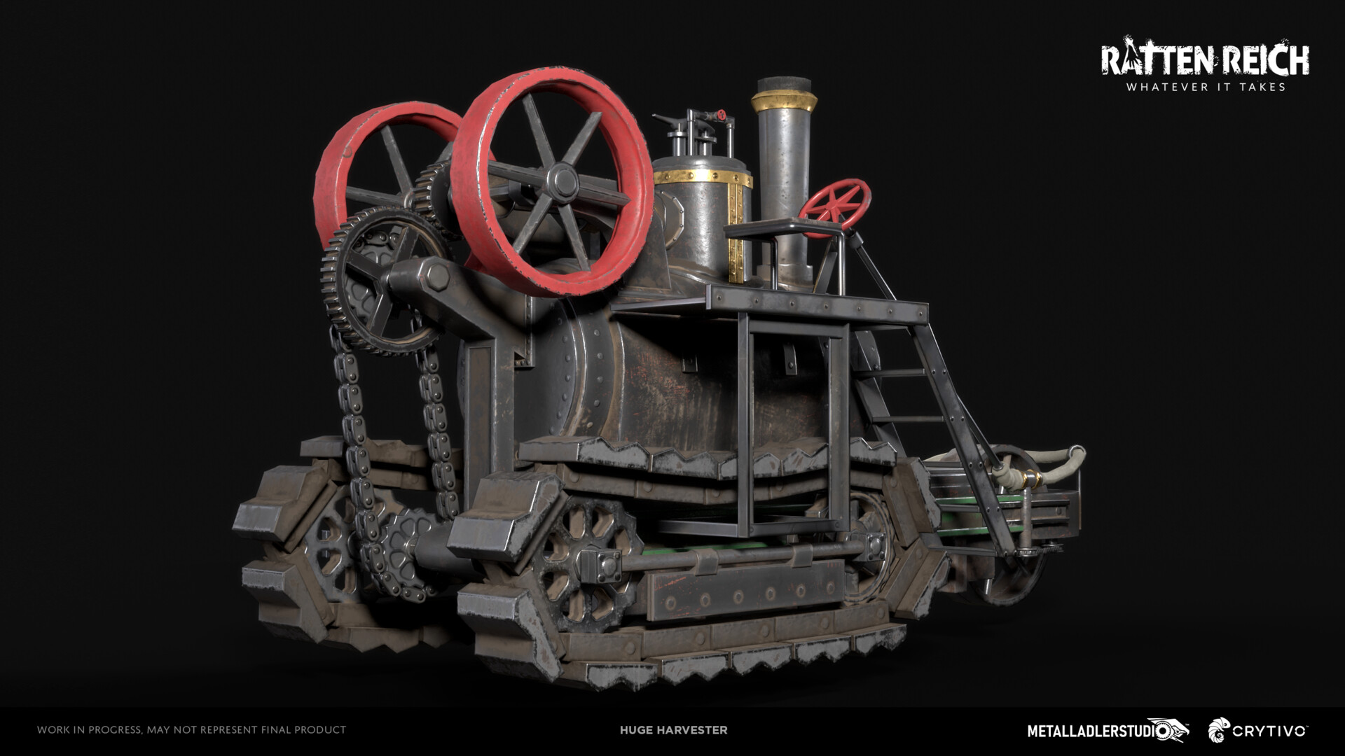 METALLADLERSTUDIO LLC - Farm Combine - Bulldozer. Prop for game ...