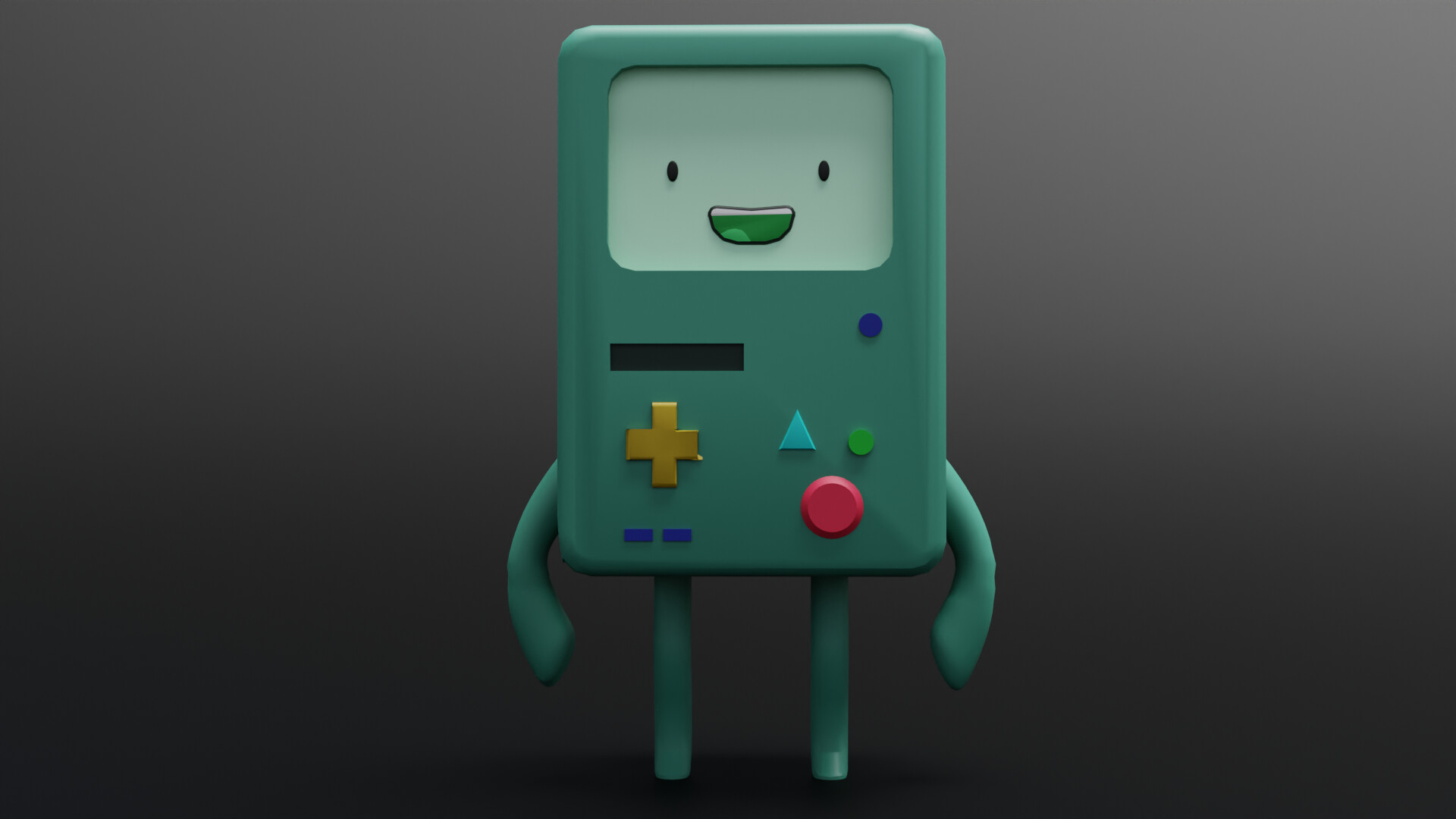 ArtStation - BMO character from the cartoon Adventure Time