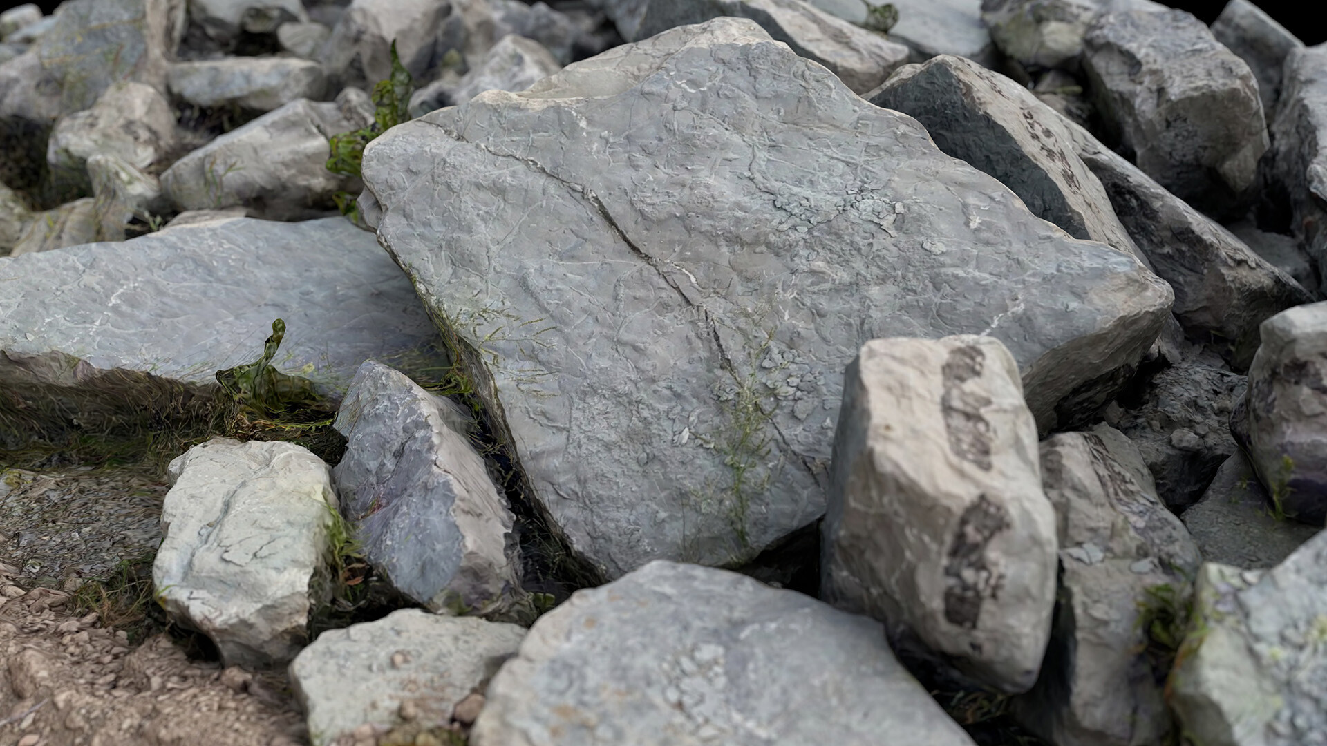 revolt3d - Gravel Rock Pile 02