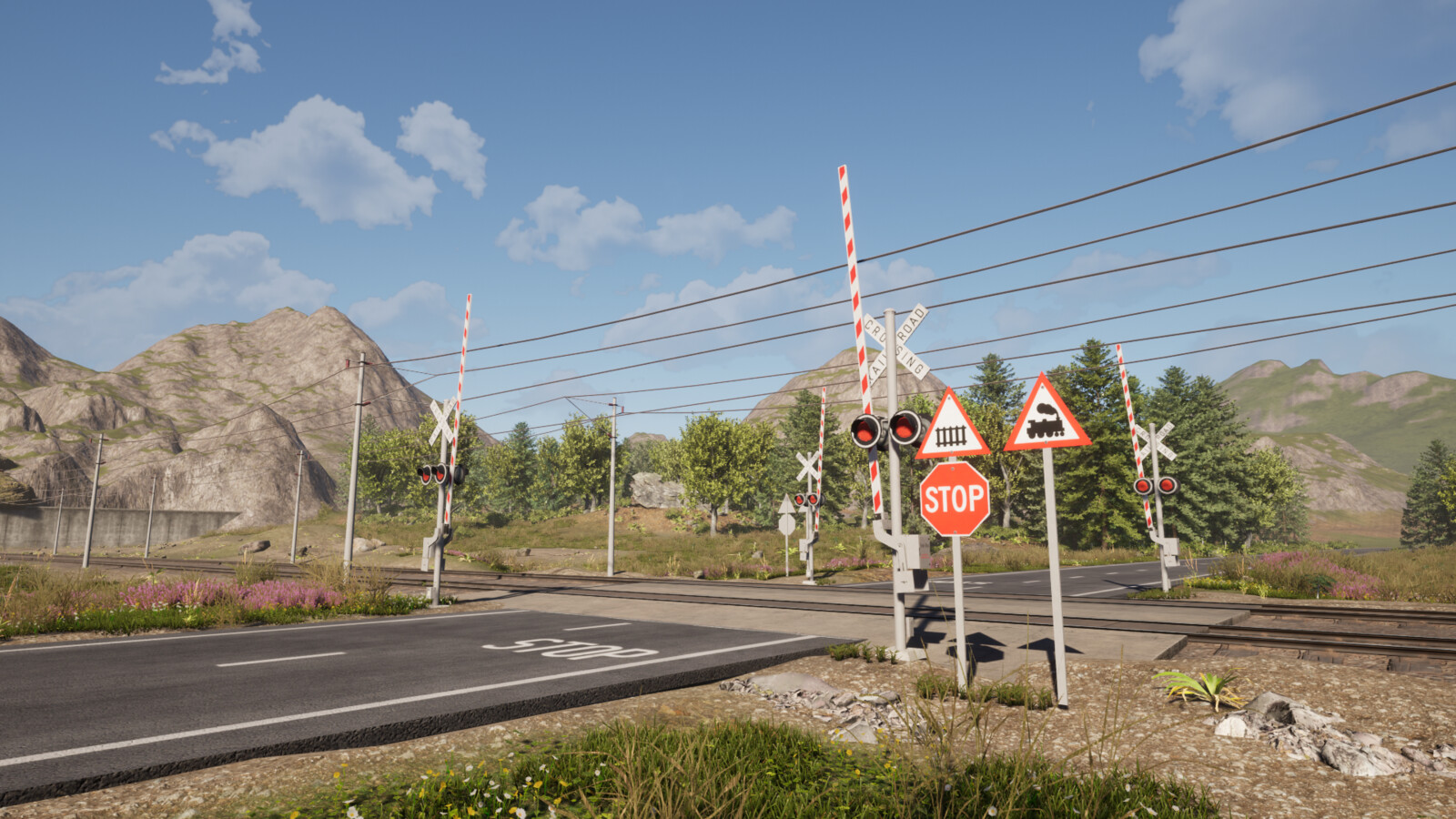 Burak YALIN - Railroad Crossing Props