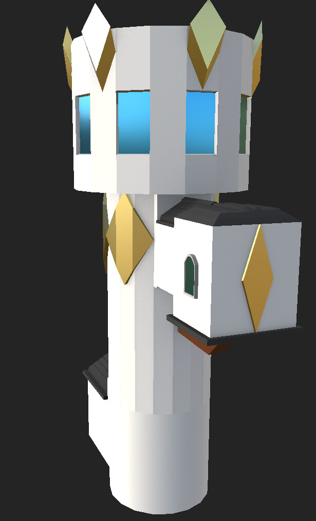 ArtStation - Low Poly - Merlin's Tower