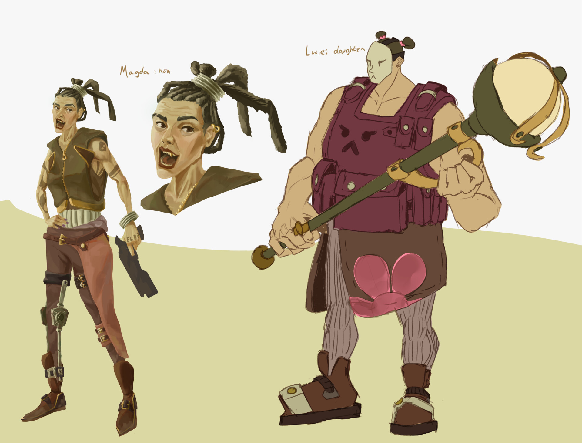 ArtStation - Magda: The Scavenger Mom