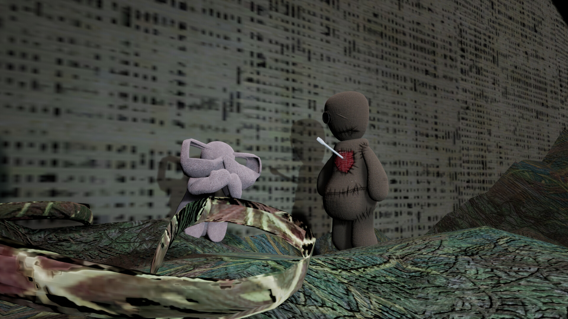 ArtStation - The Voodoo Puppet and the Teddy Rabbit - Refriperium