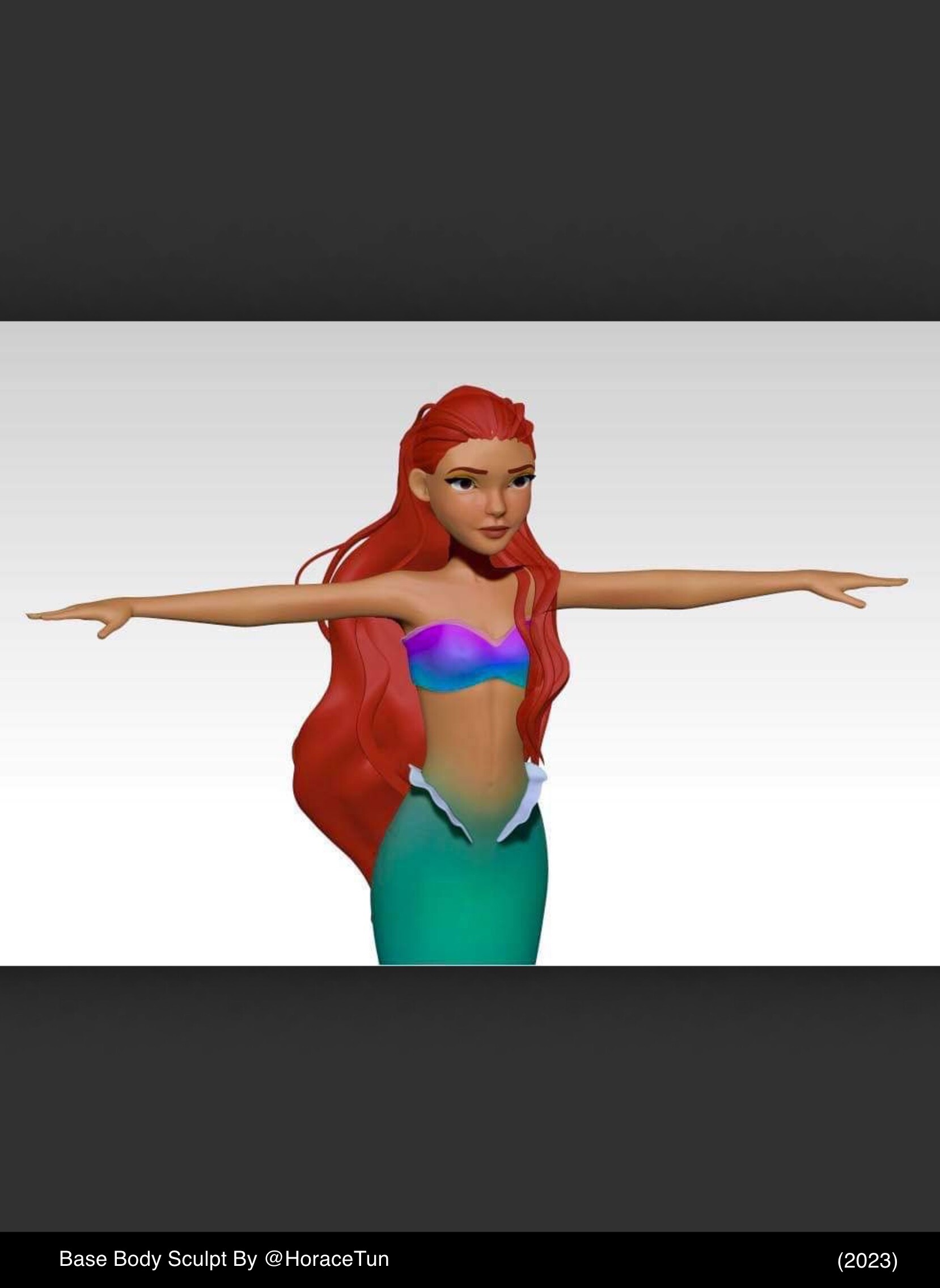 Molyan - Live Action Ariel 3D model (2023)