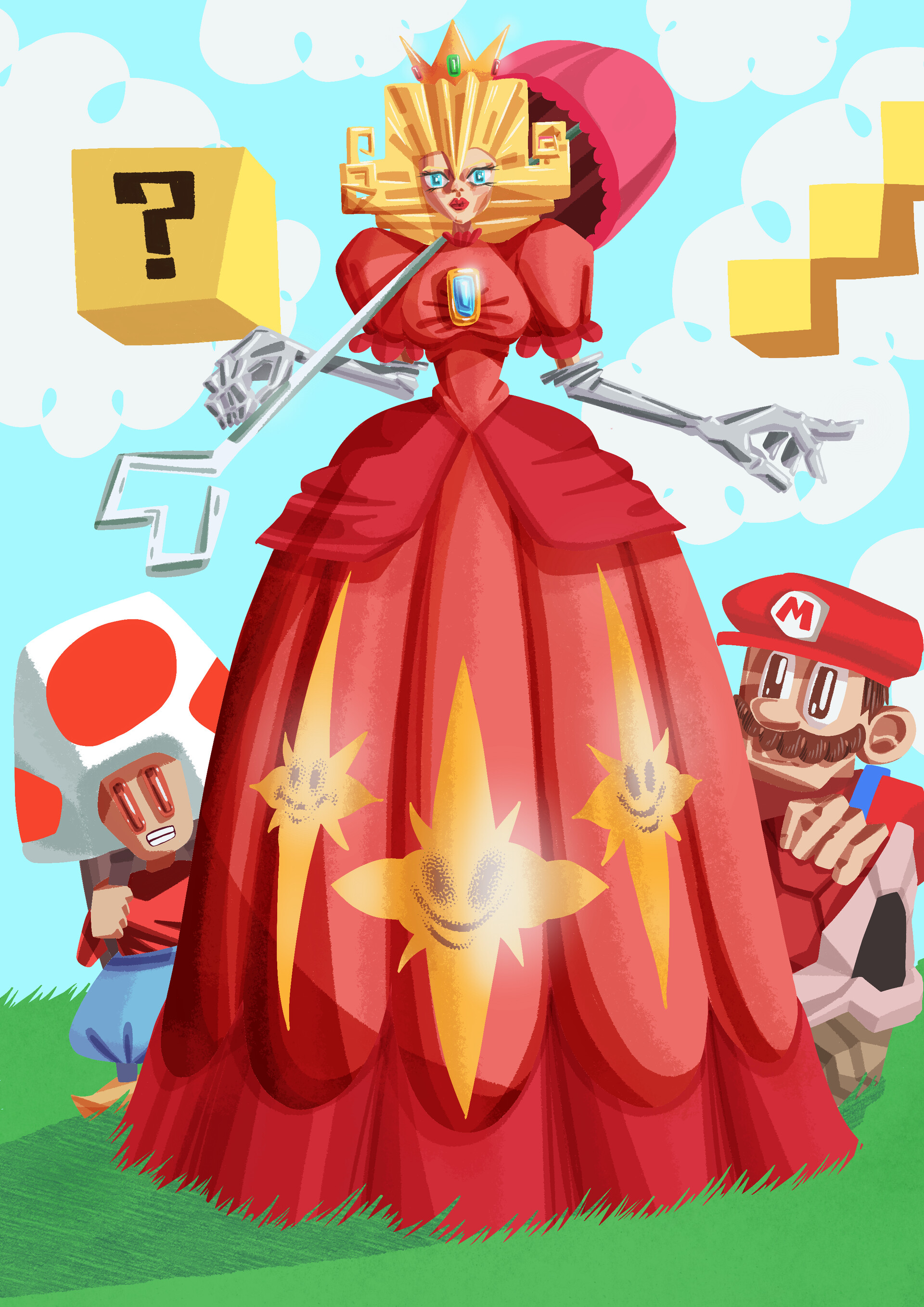 ArtStation - Princess Peach