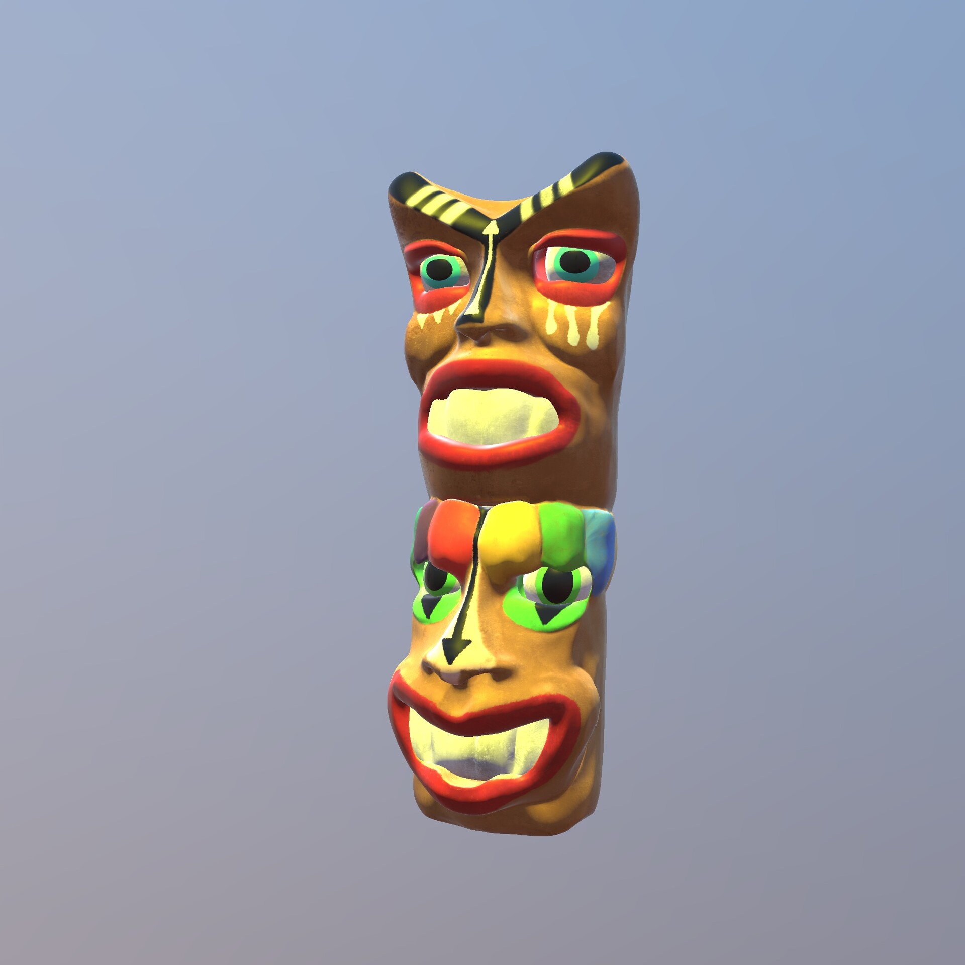 ArtStation - Stylized Totem Pole