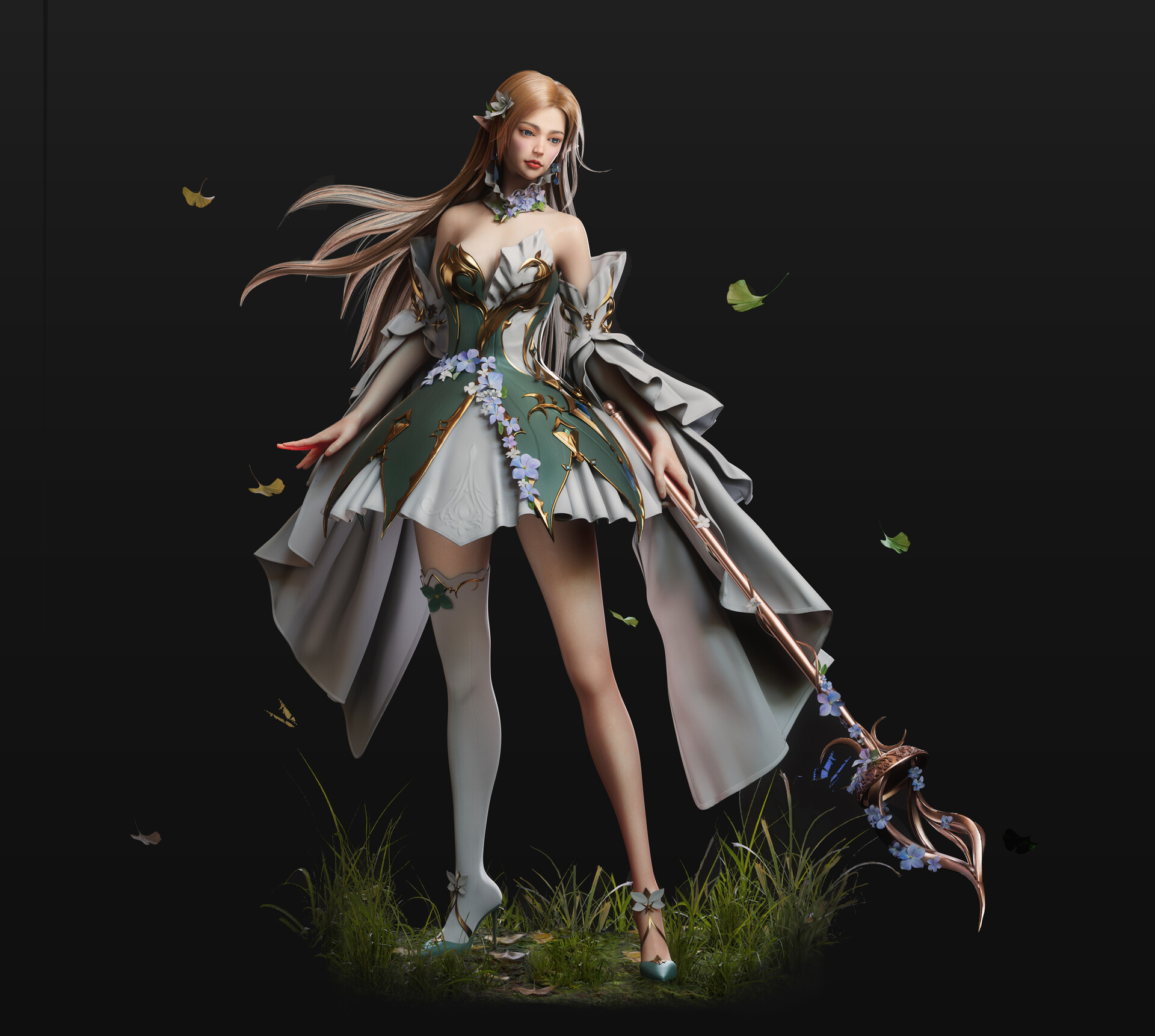 巧课力 CGmomo - 【学生作品】申浩东 --《皑》