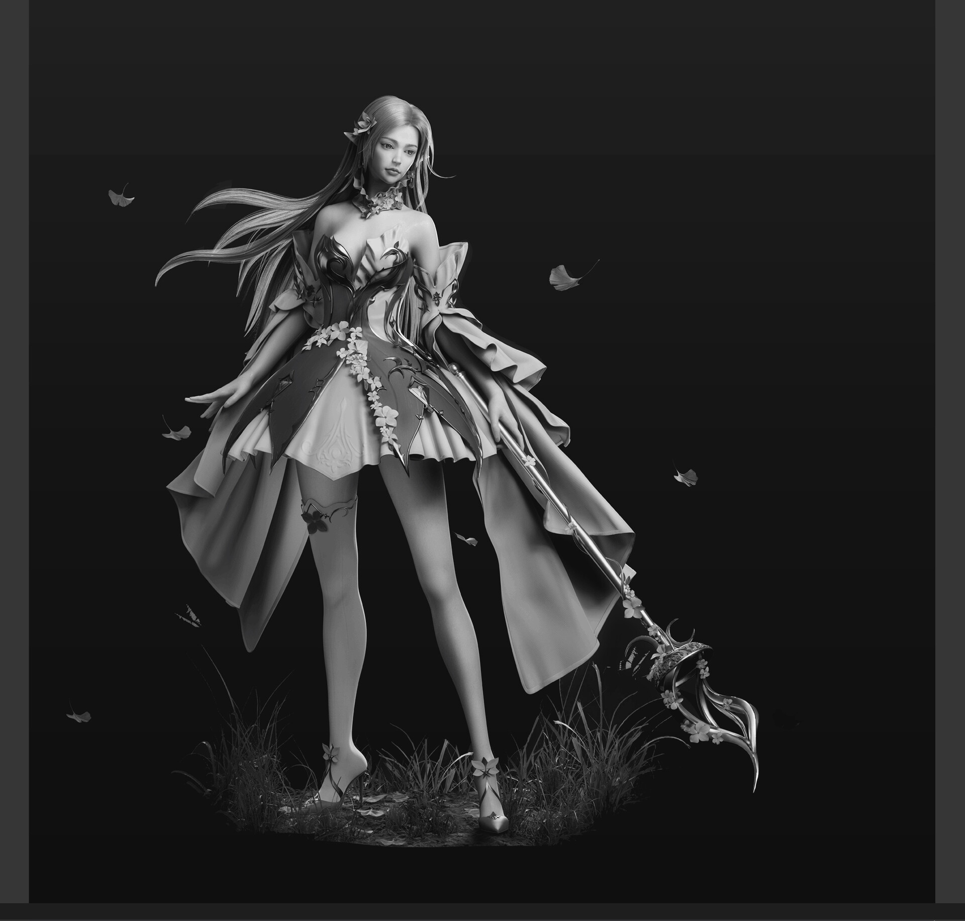 巧课力 CGmomo - 【学生作品】申浩东 --《皑》