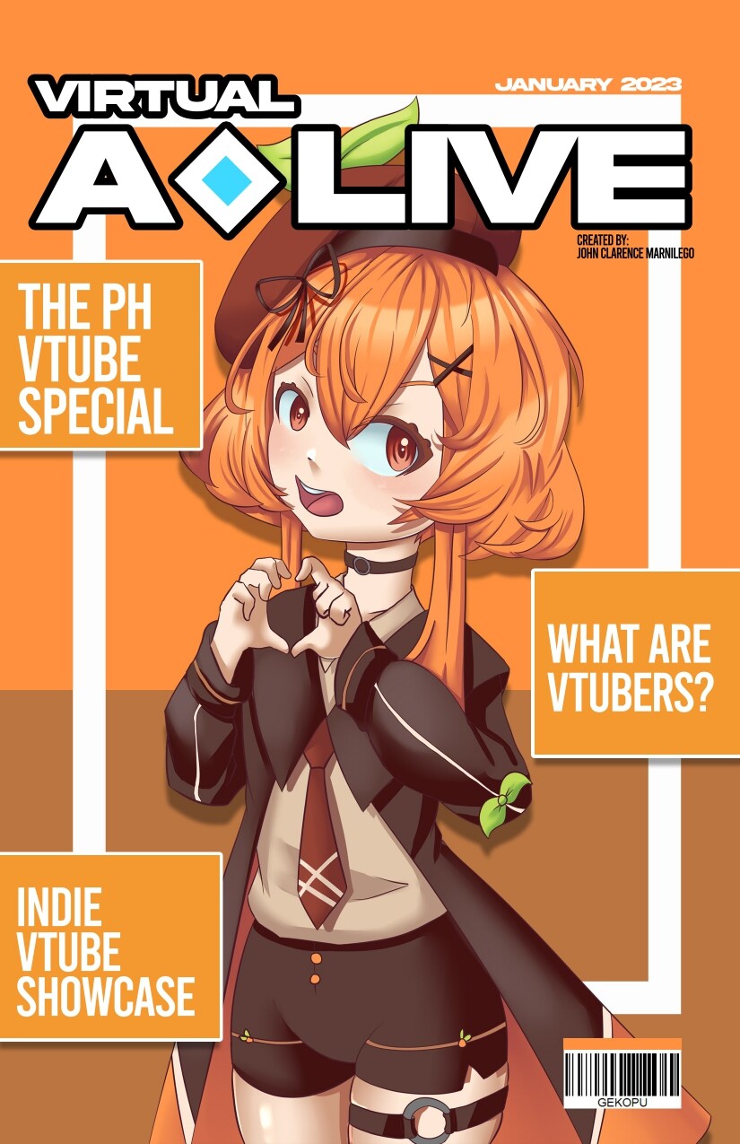 ArtStation - Vtuber Fanzine (School Project)