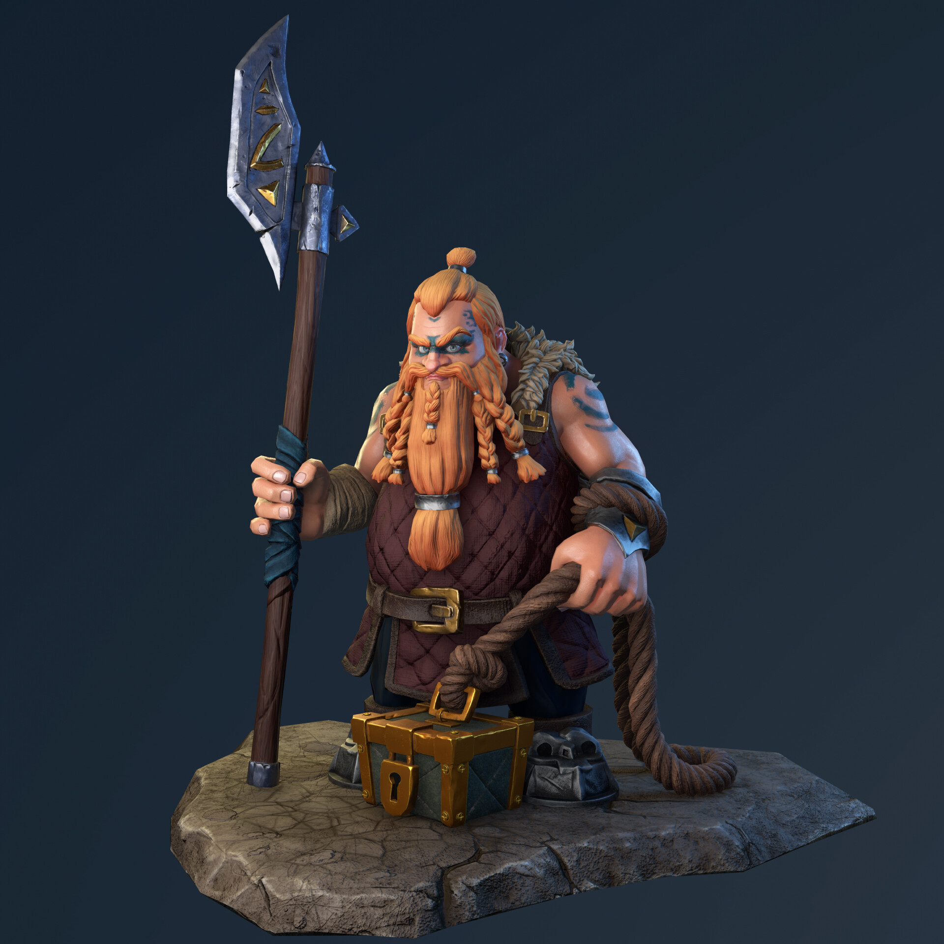 ArtStation - Dwarf - 3d character