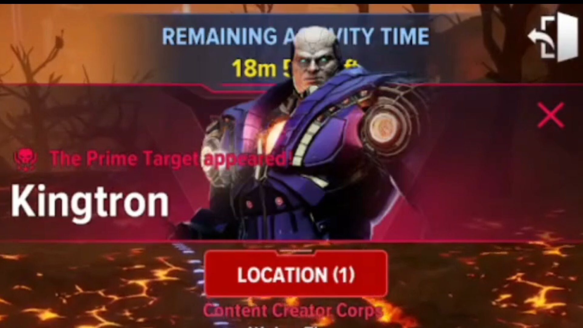 MARVEL KingTron - Marvel Future Revolution Dark Zone KingTron