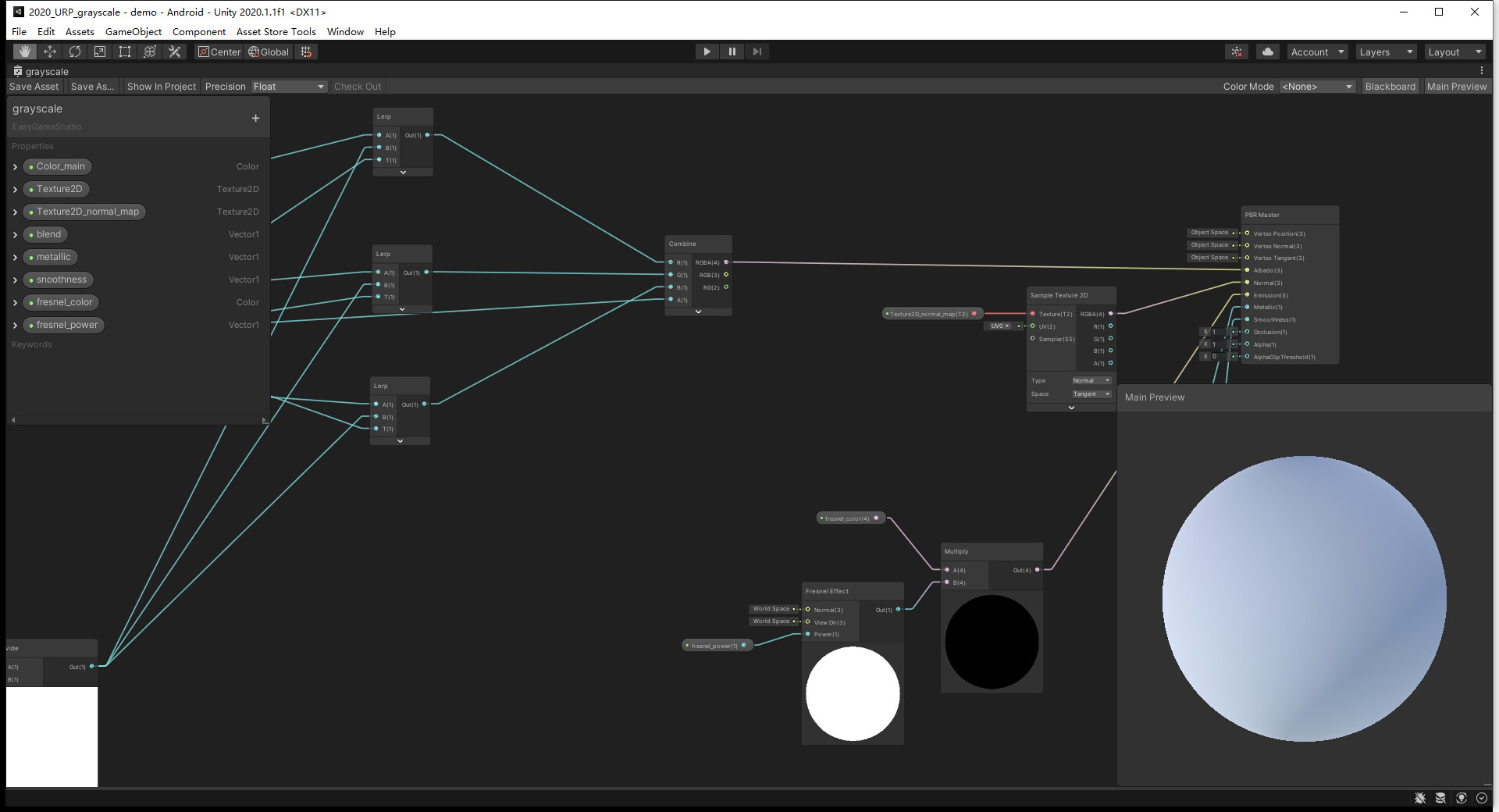 Easy Game Studio - Unity VFX - Grayscale Effect - Downloadable