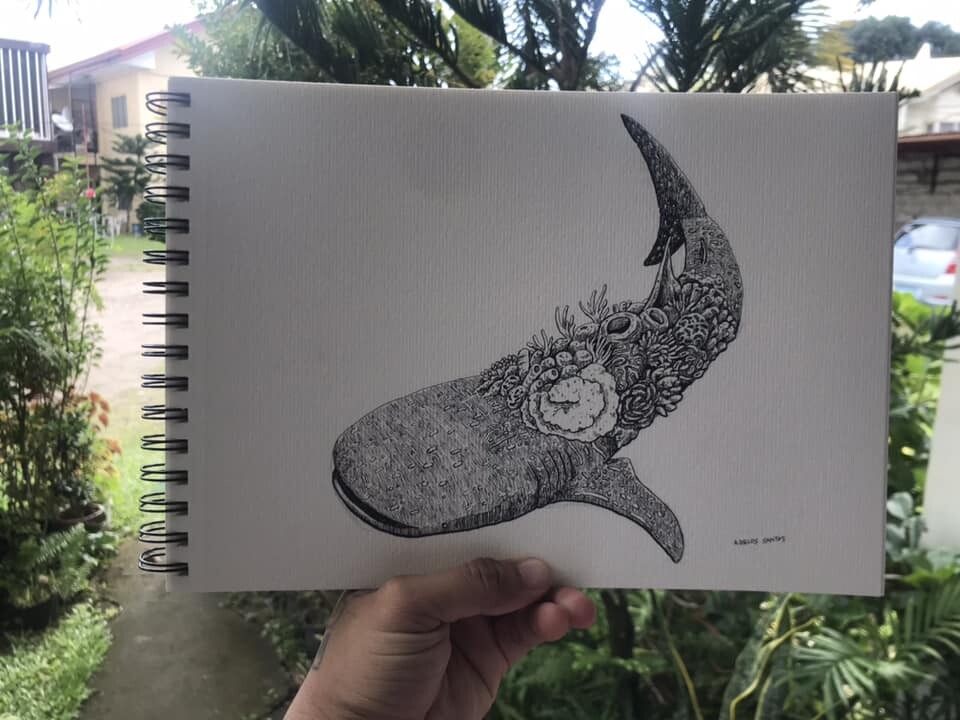 ArtStation - Sea Creatures Pen and ink works