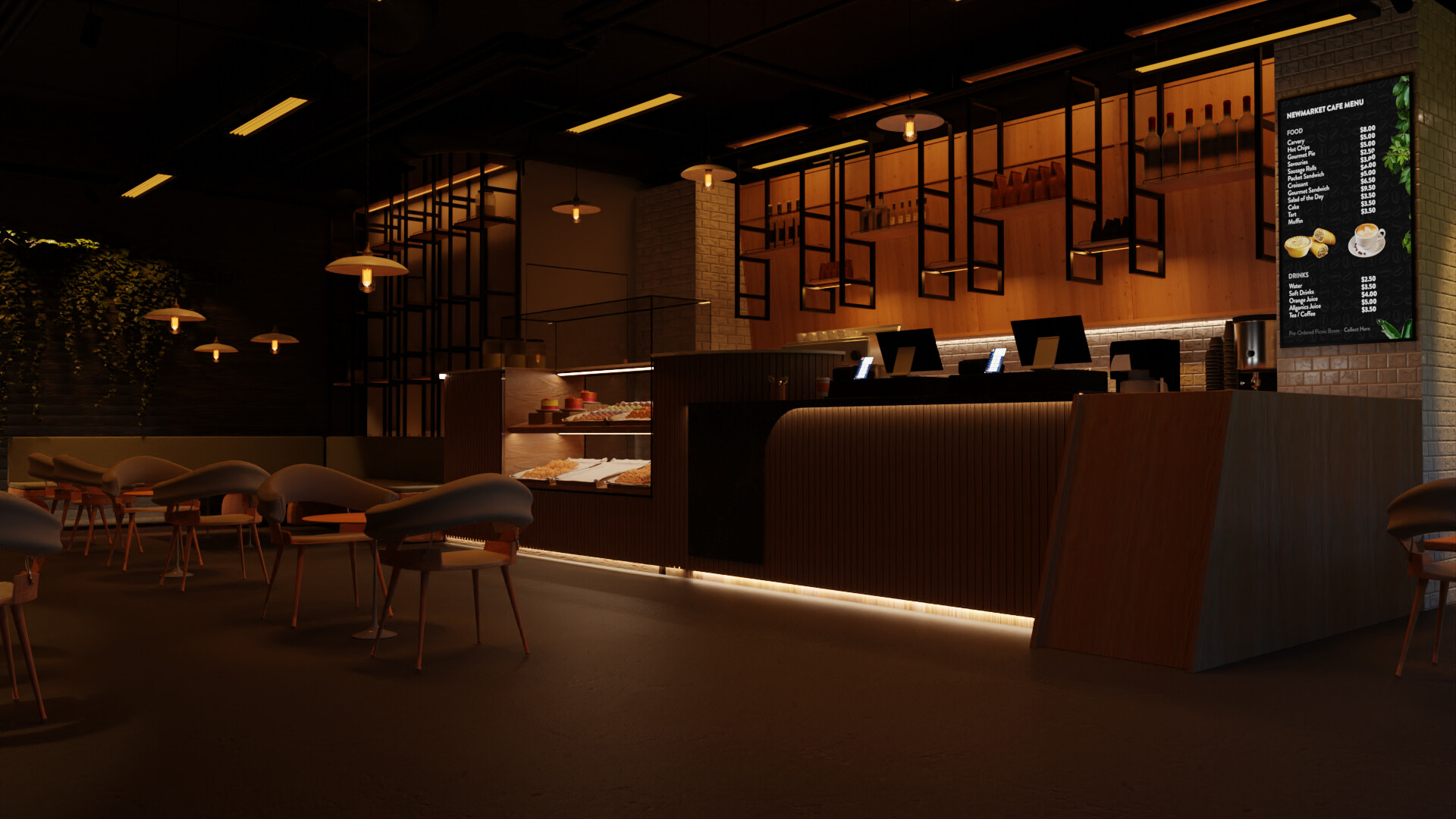 ArtStation - CAFE interior