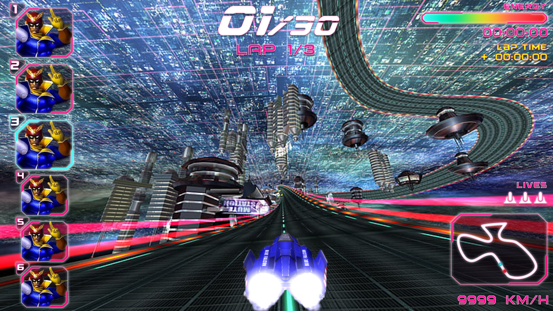 ArtStation - F-Zero Modern UI Redesign