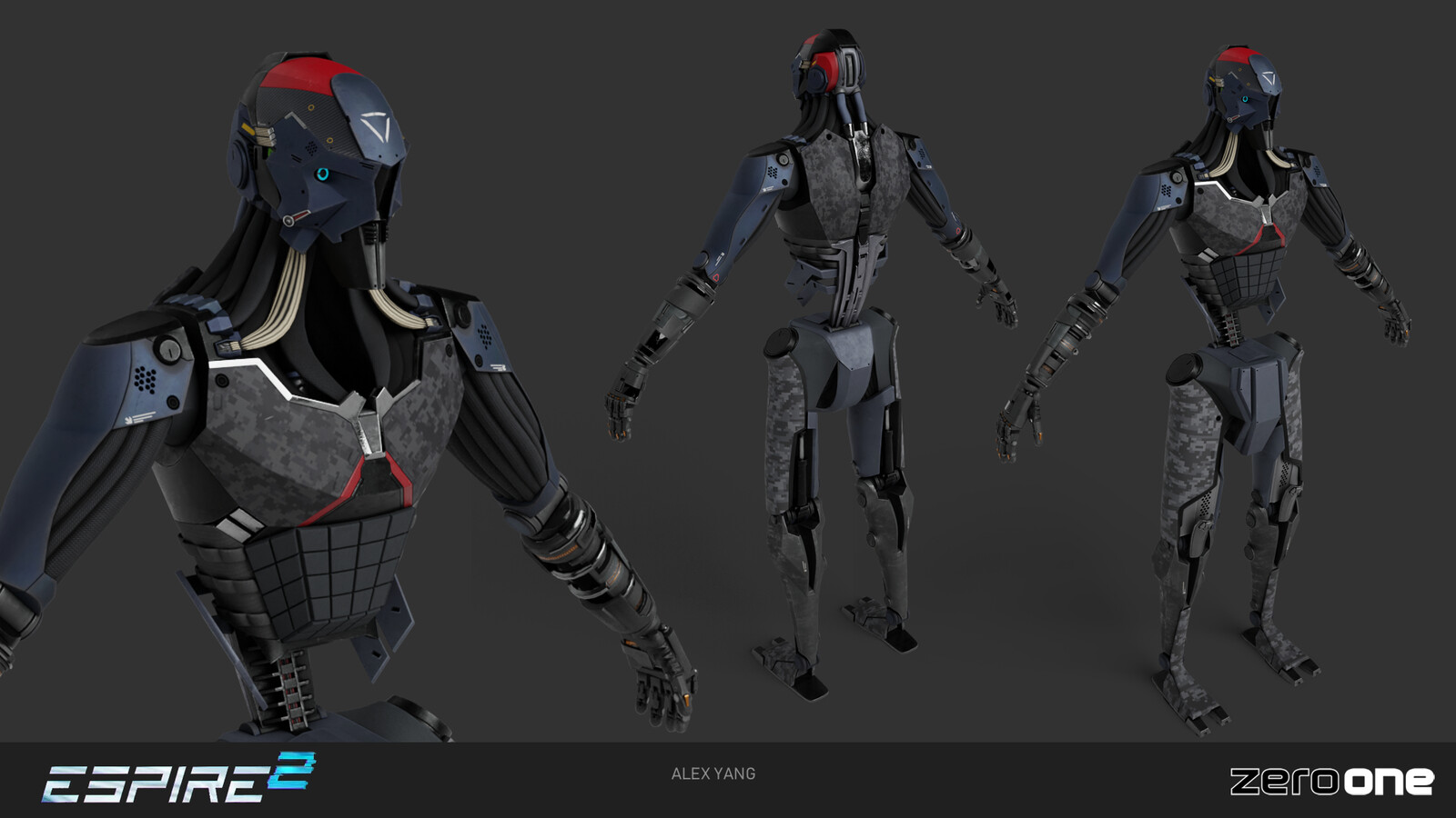 Alex Yang - ESPIRE 2 - Cinematic Character Models