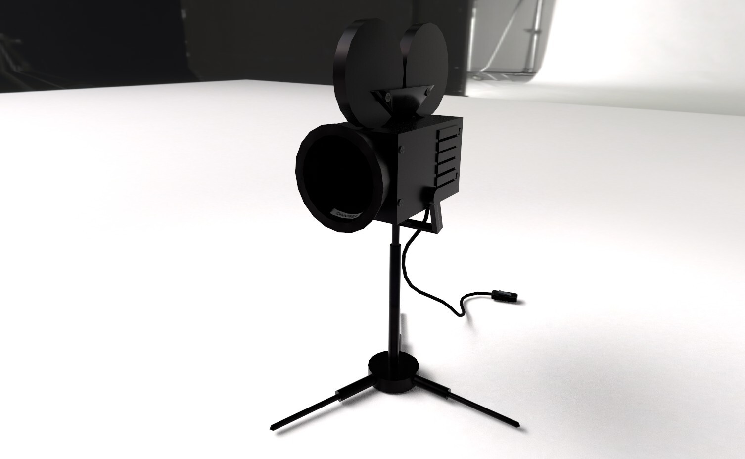 ArtStation - Video Camera Inspired Lamp