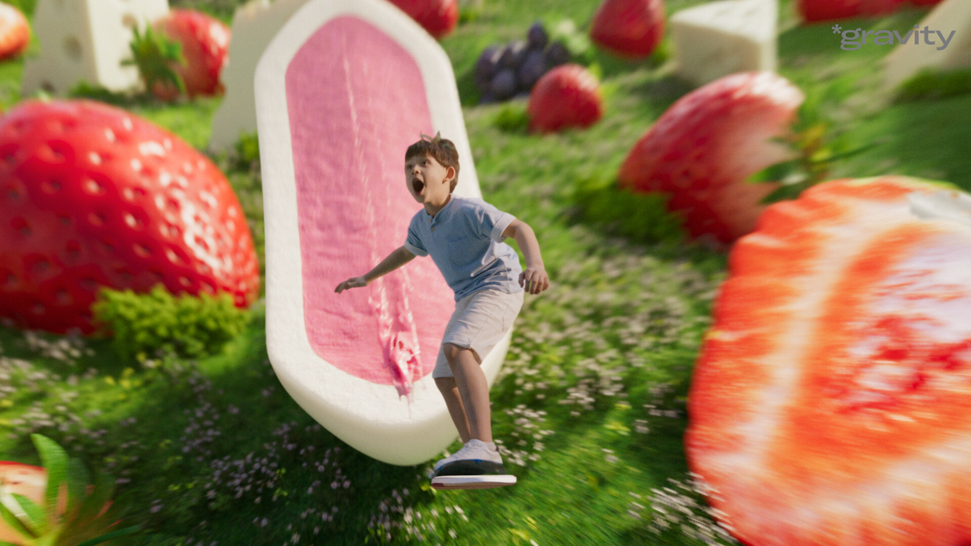 ArtStation - MILKANA commercial at Gravity Creative Space