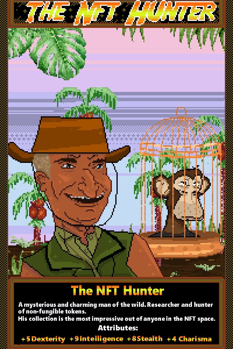 The Meme Studio - NFT Hunter 2D Animation.