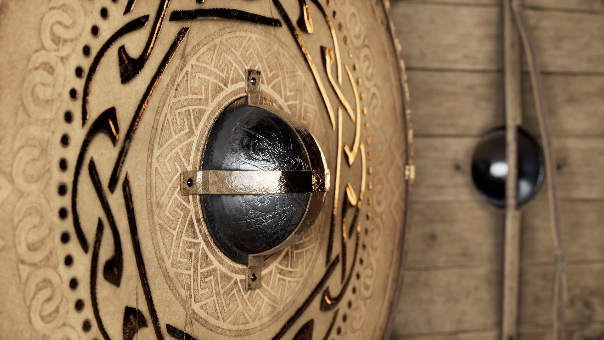 ArtStation - Slavic Round shield