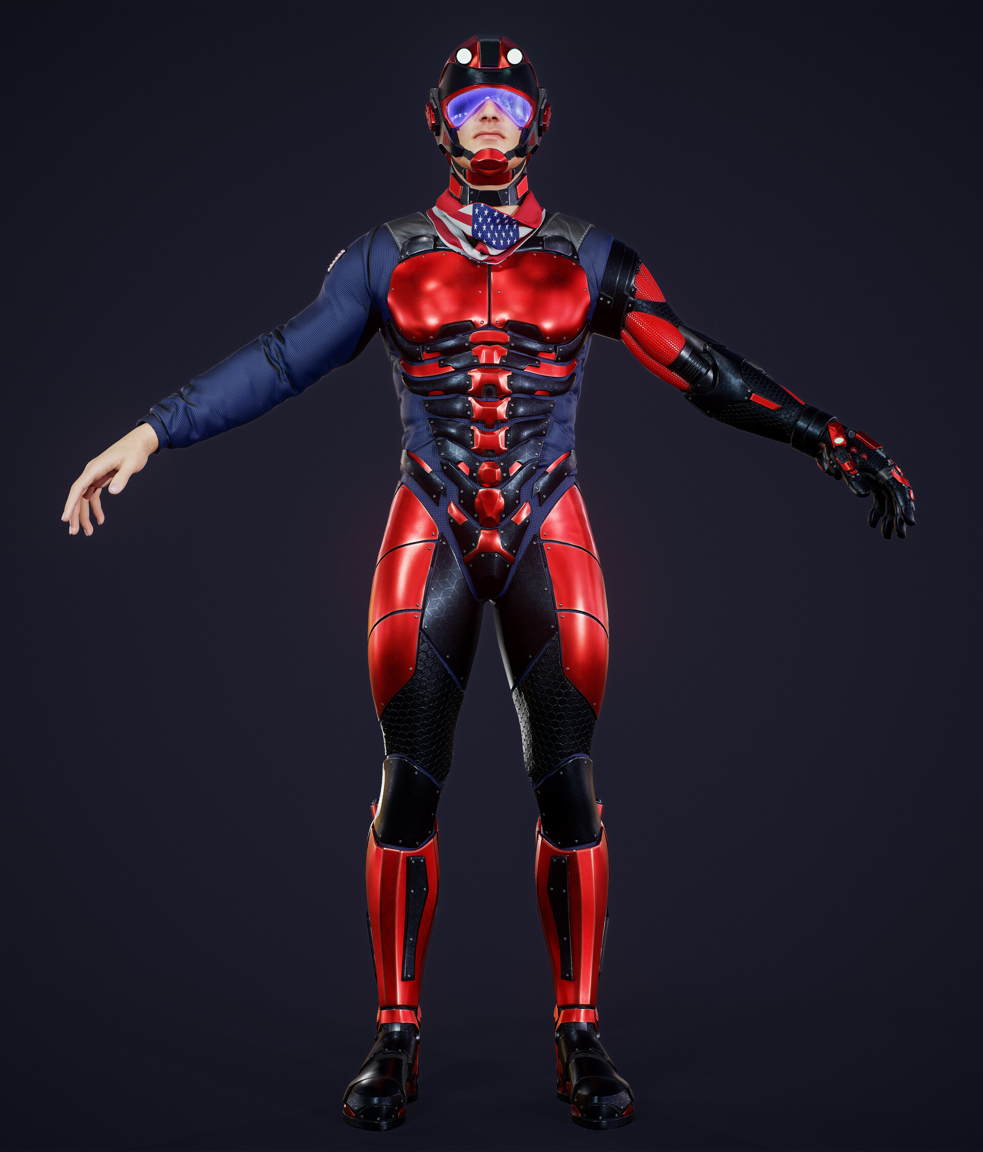 ArtStation - Sci-fi character 3D model