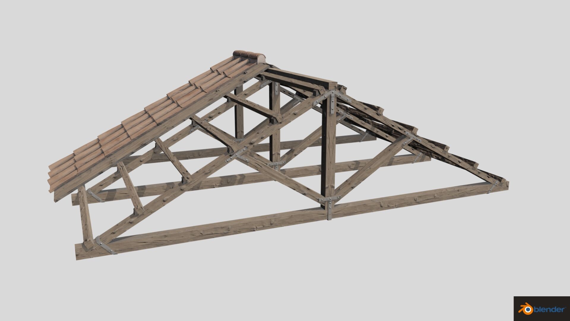 Vitor Pérez Aguirre - Structure of a roman roof