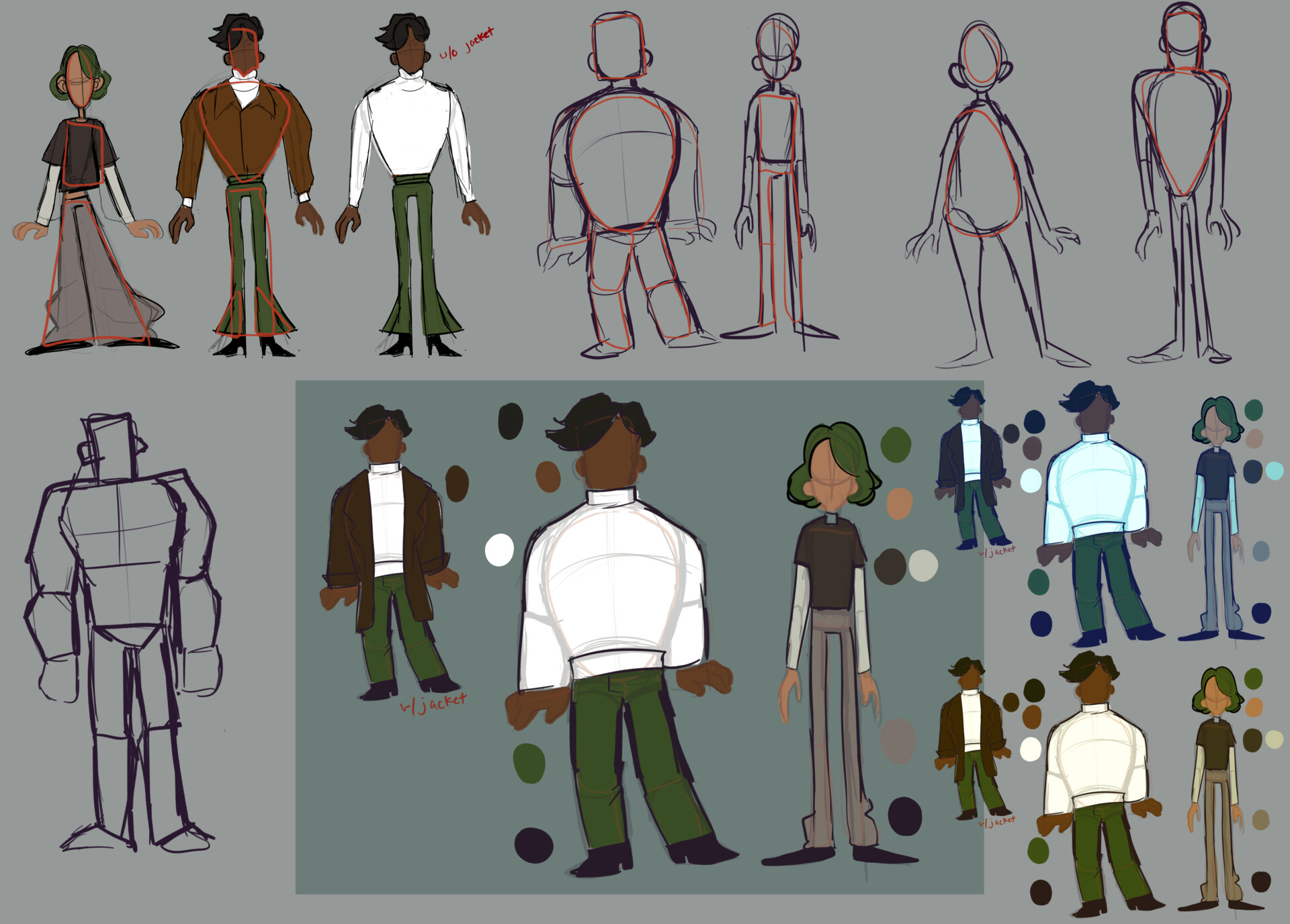 ArtStation - Film Character Explorations