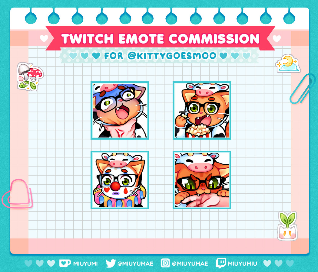 ArtStation - Twitch Emote Commissions 2023