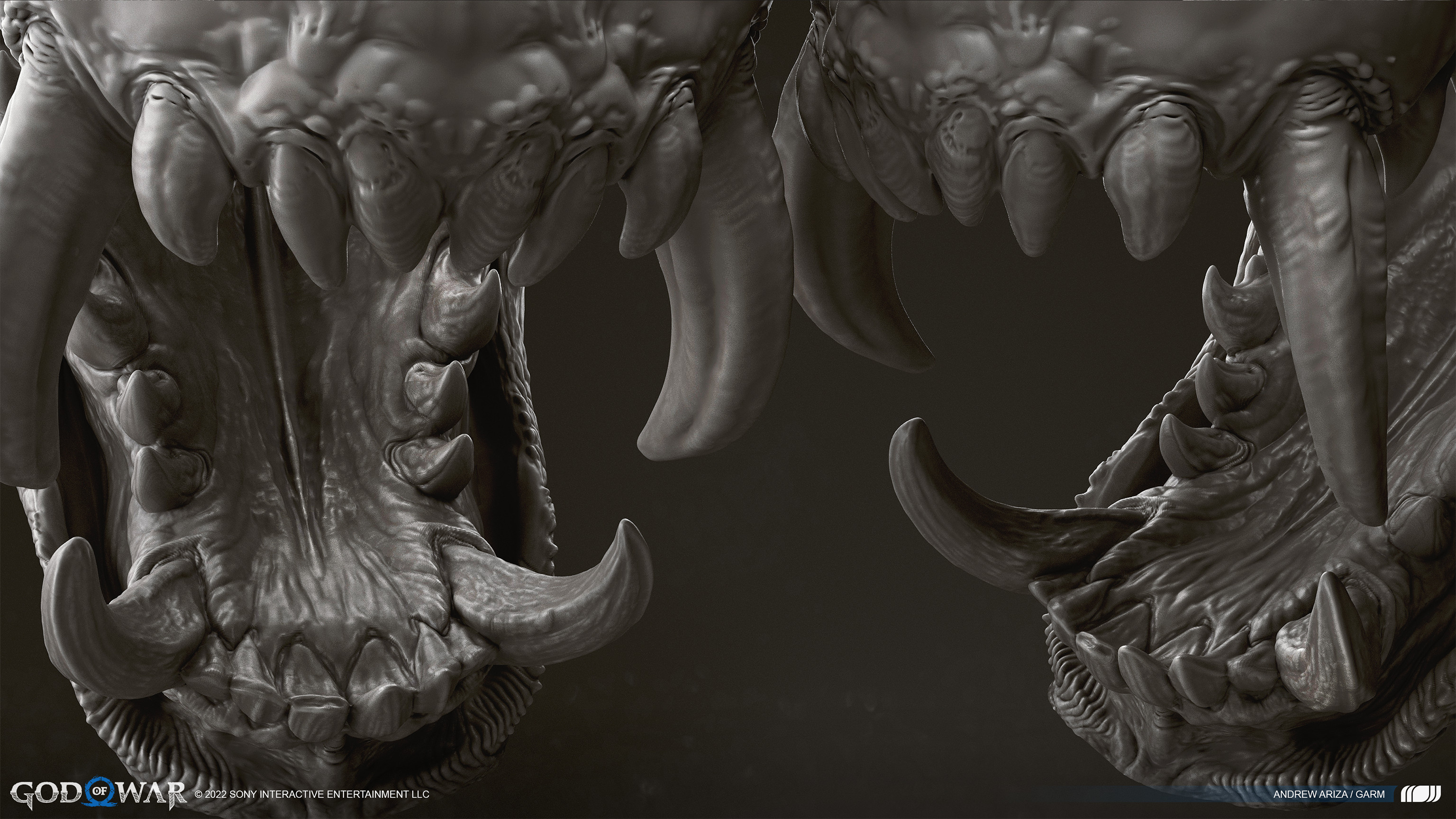 Andrew Ariza - GOD OF WAR RAGNAROK - Garm