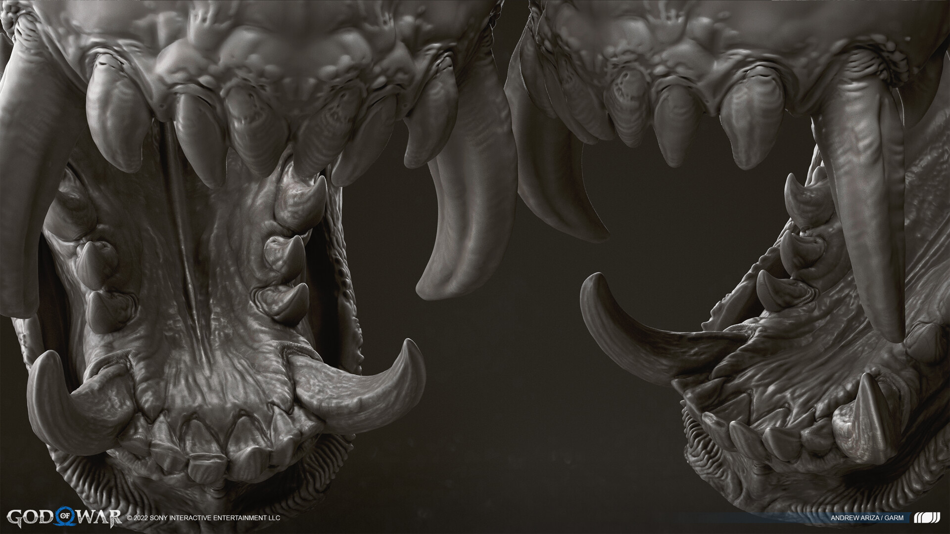 Andrew Ariza - GOD OF WAR RAGNAROK - Garm