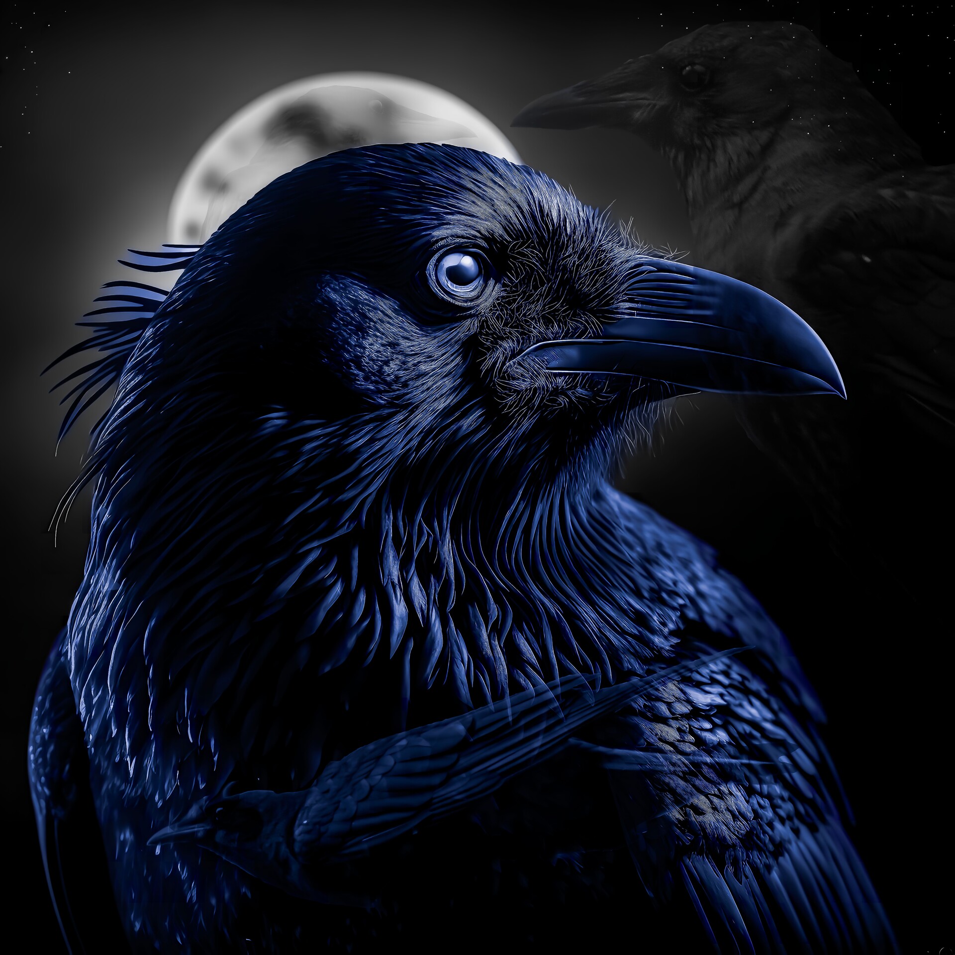 Rich Nardo - Raven (Blended Photography + AI Art Rich Nardo - Raven (Blended Photography + AI Art