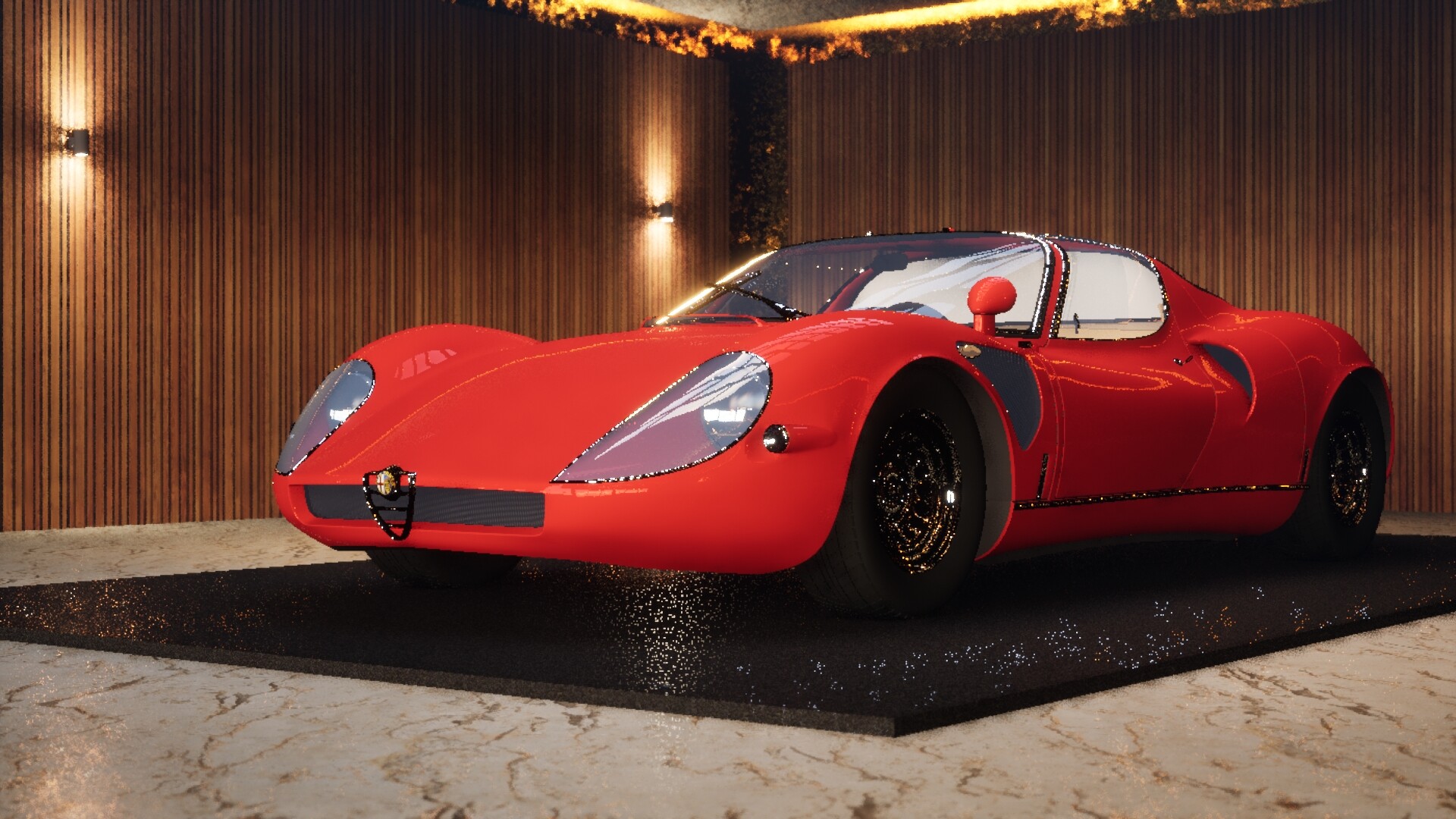 ArtStation - WIP Luxury Garage Real Time CGI