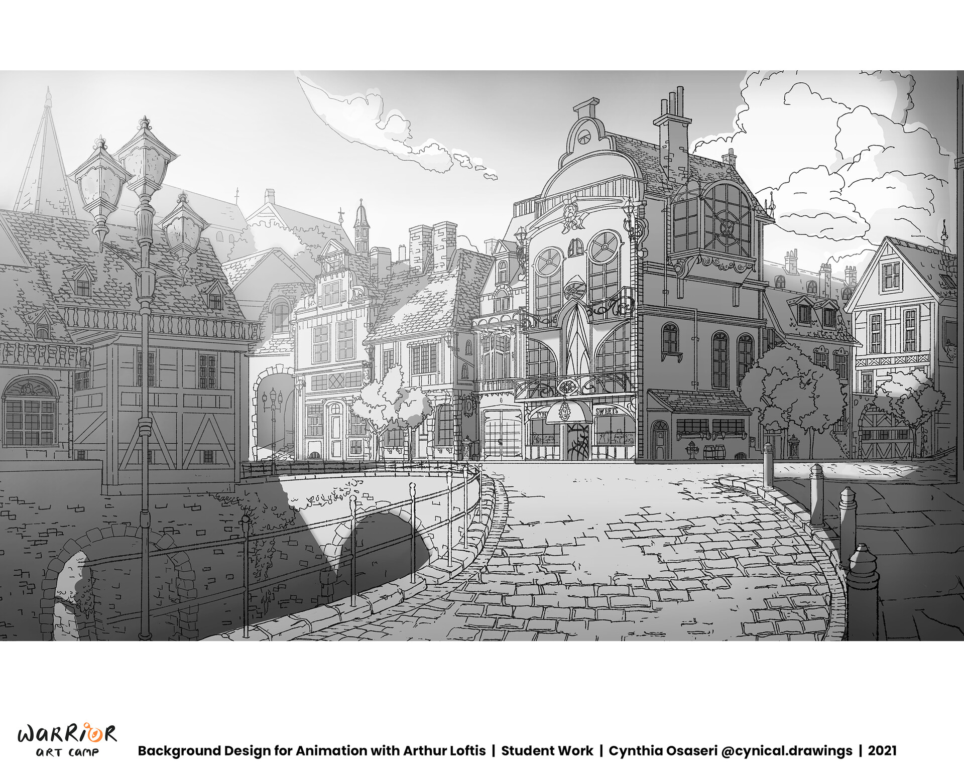 ArtStation - Cynthia Osaseri | Background Design for Animation with ...