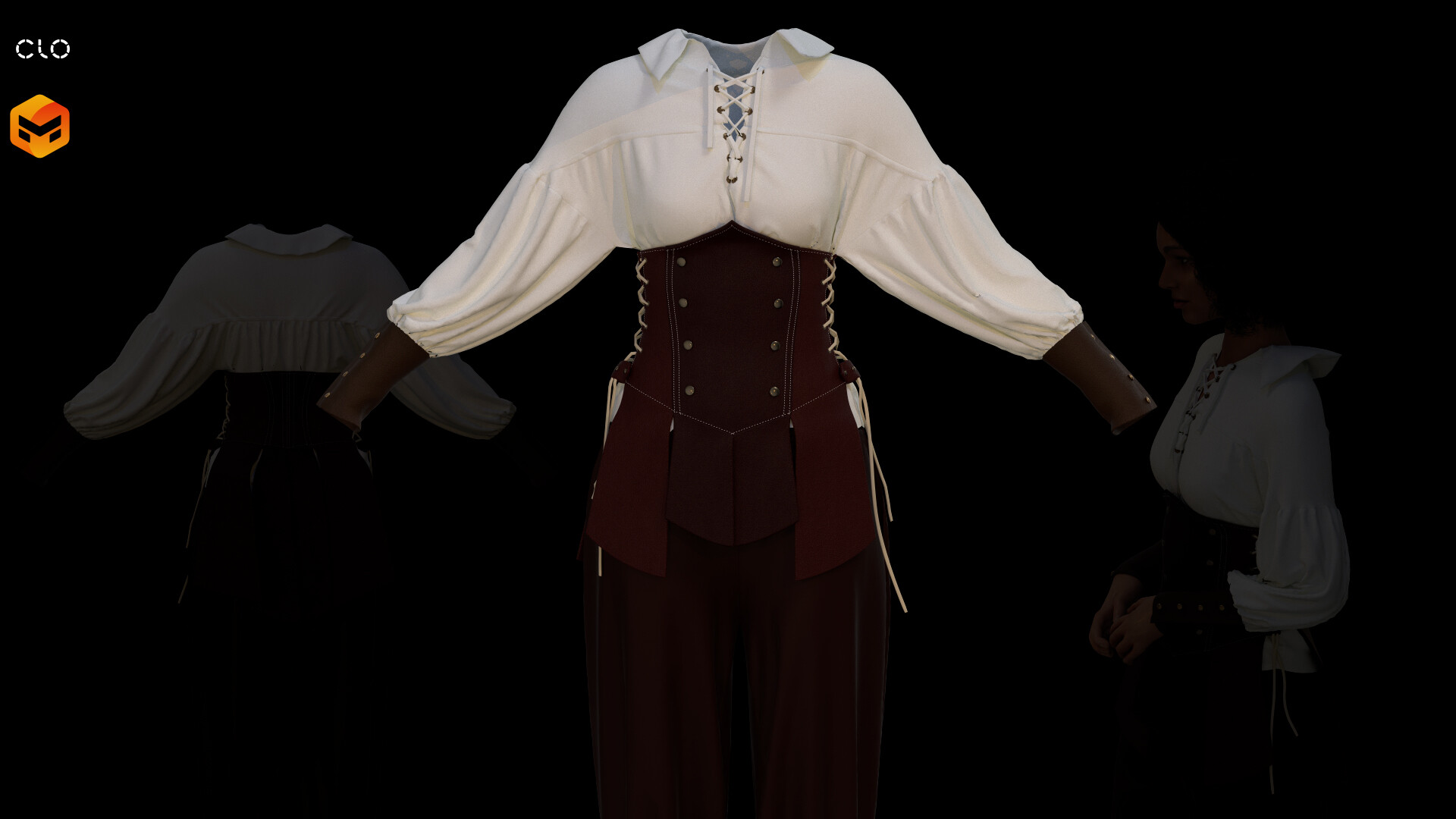 ArtStation - PIRATE Female Outfit